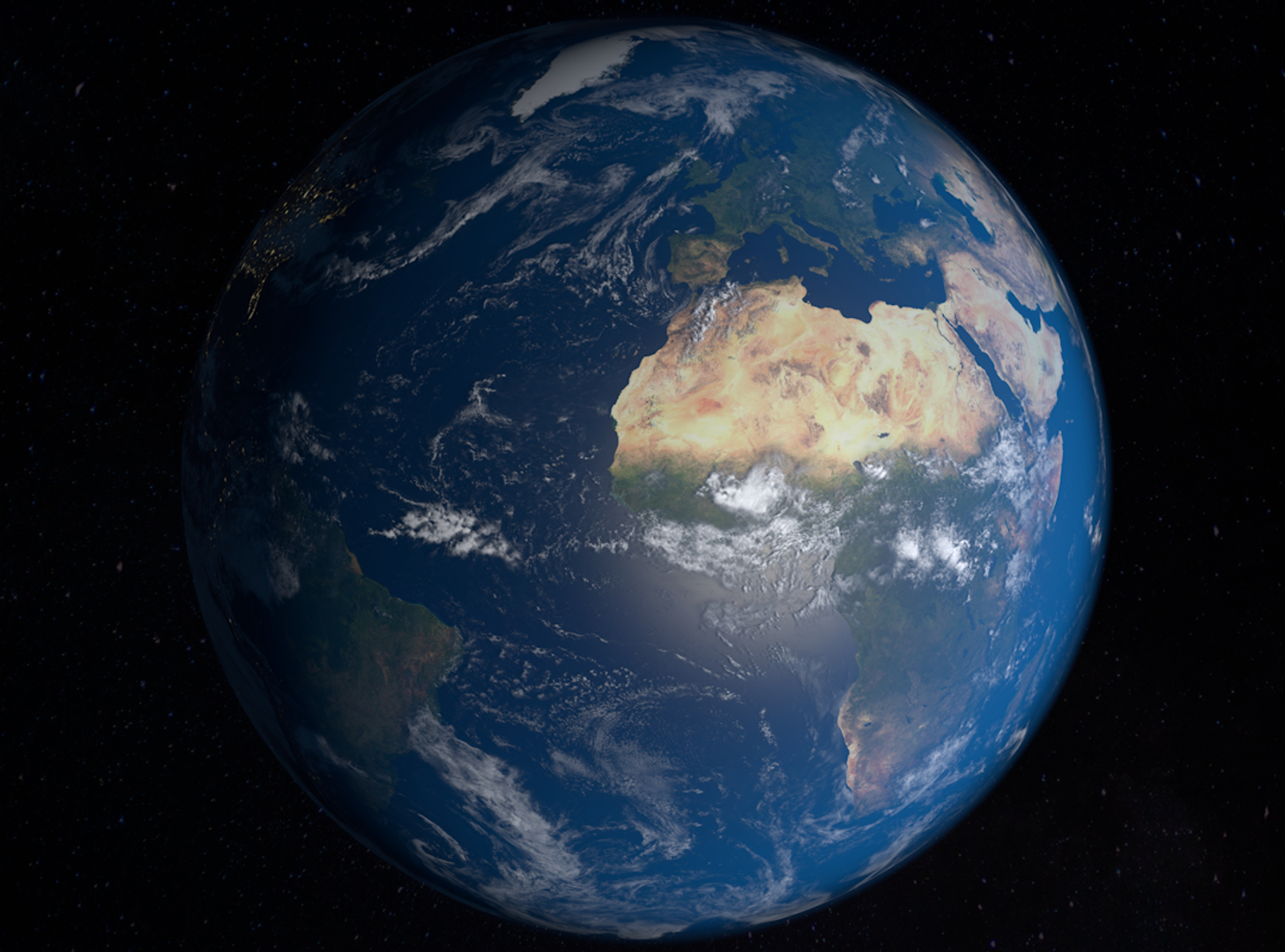 16k Earth Day Night 3D - TurboSquid 1252408