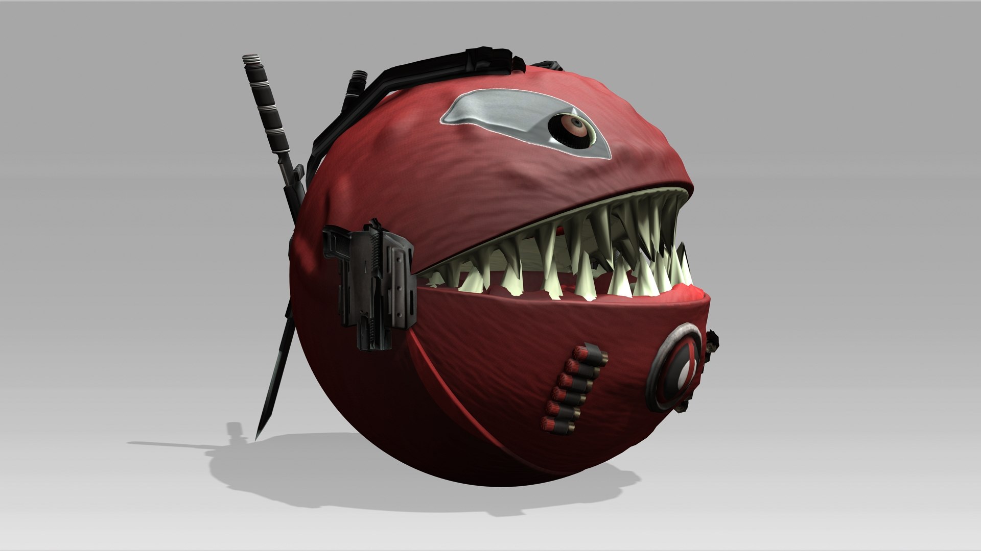 3D Model Deadpool Pacman Blend File - TurboSquid 1931980