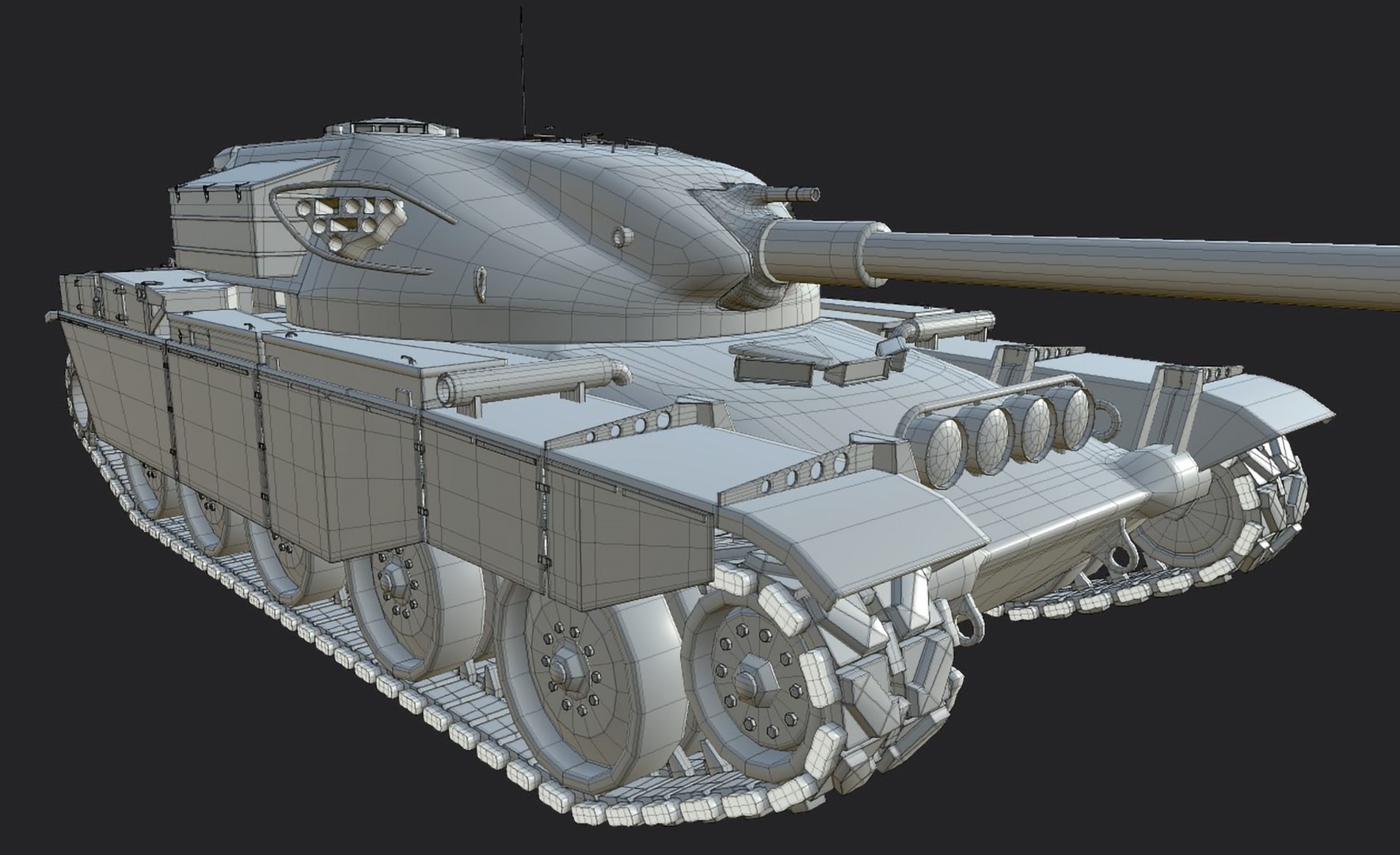 3D T95 FV4201 CHIEFTAIN - TurboSquid 1775508