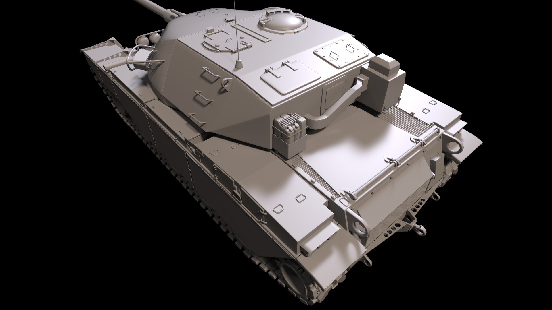 3D T95 FV4201 CHIEFTAIN - TurboSquid 1775508