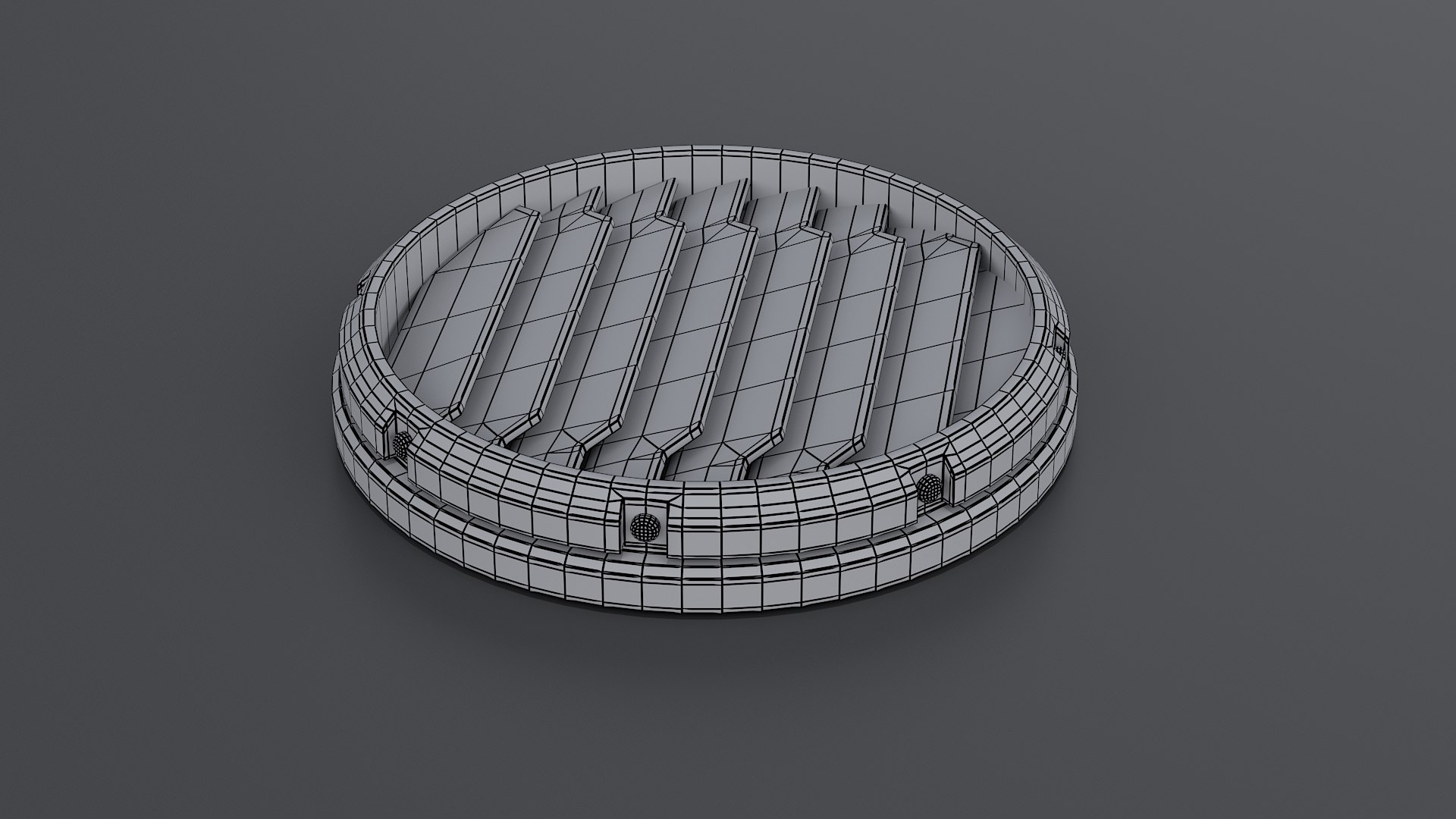 Sci-Fi Ventilation 04 Subdivision Ready 3D - TurboSquid 2164607