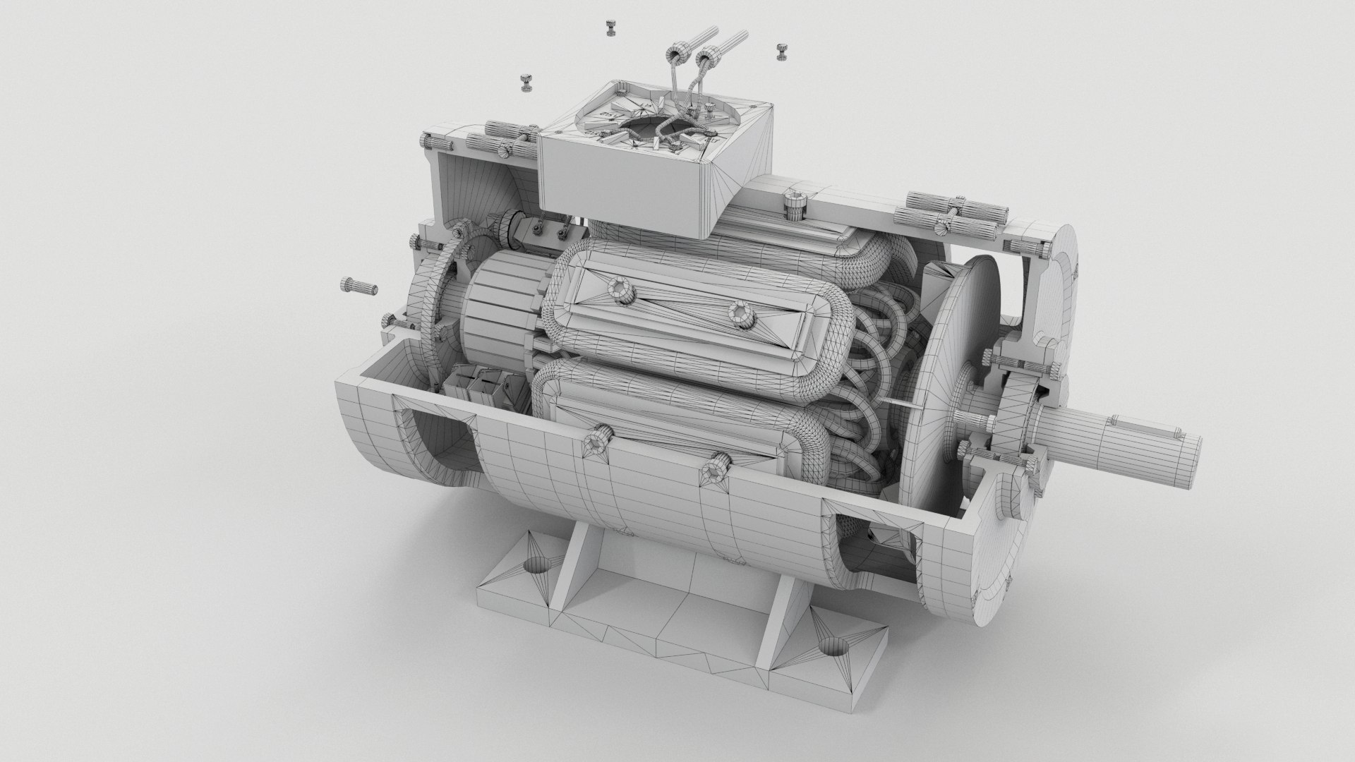 3D DC Electric Motor Model - TurboSquid 1784924