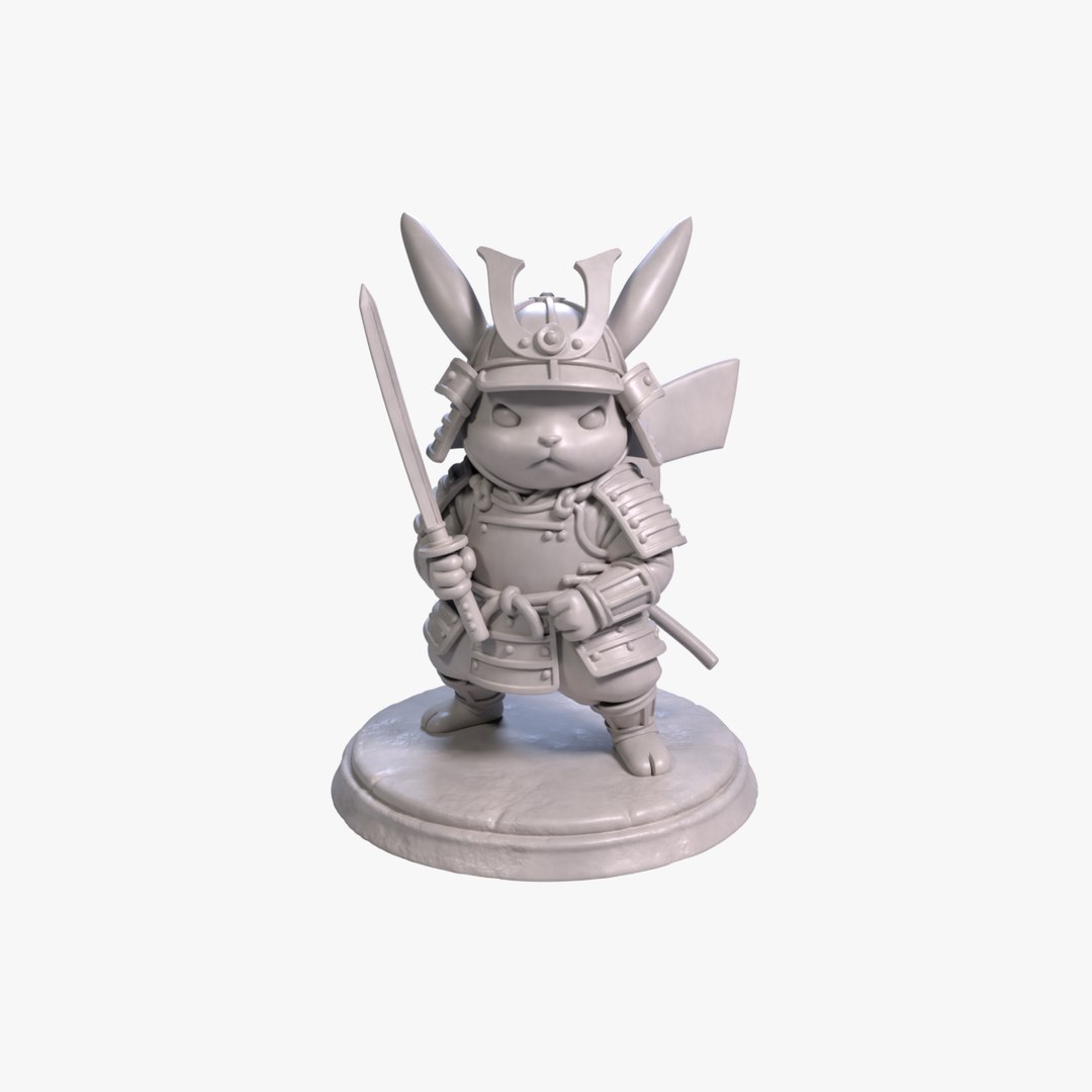 武士皮卡丘模型 3D 打印模型 STL 文件可打印3D模型 - TurboSquid 2457542