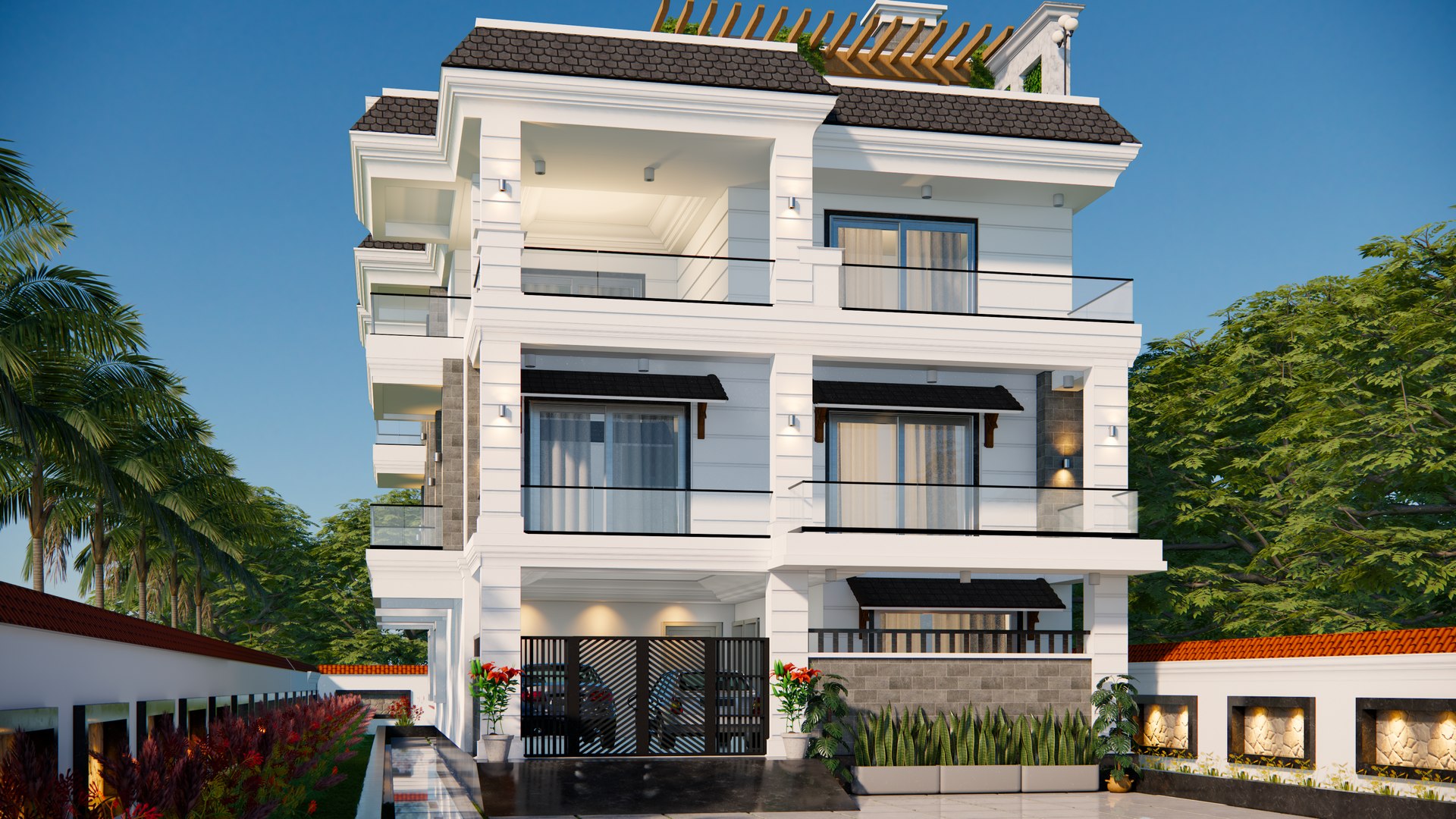 CLASSICAL HOUSE 3D Model - TurboSquid 2266193