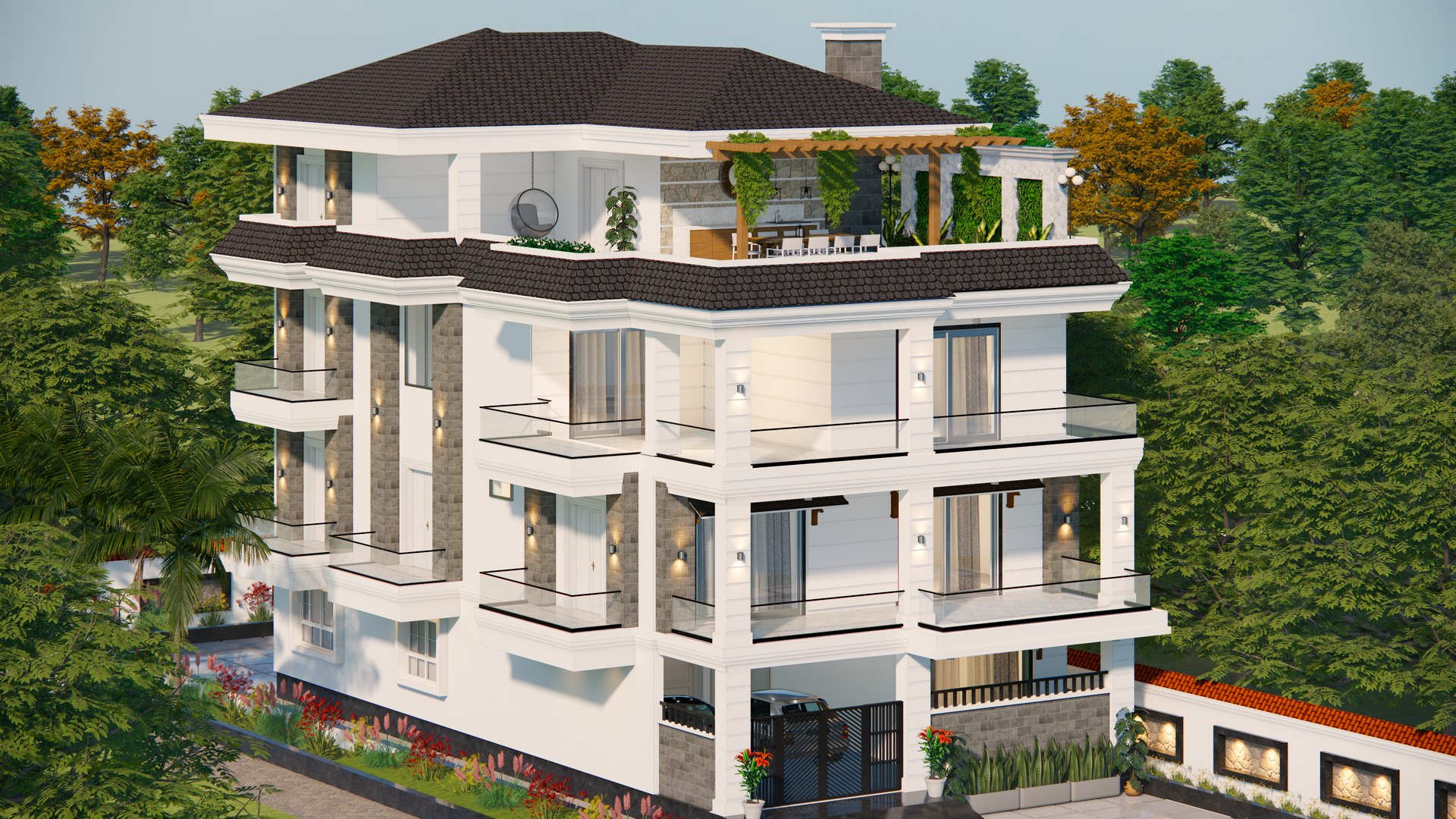 CLASSICAL HOUSE 3D Model - TurboSquid 2266193