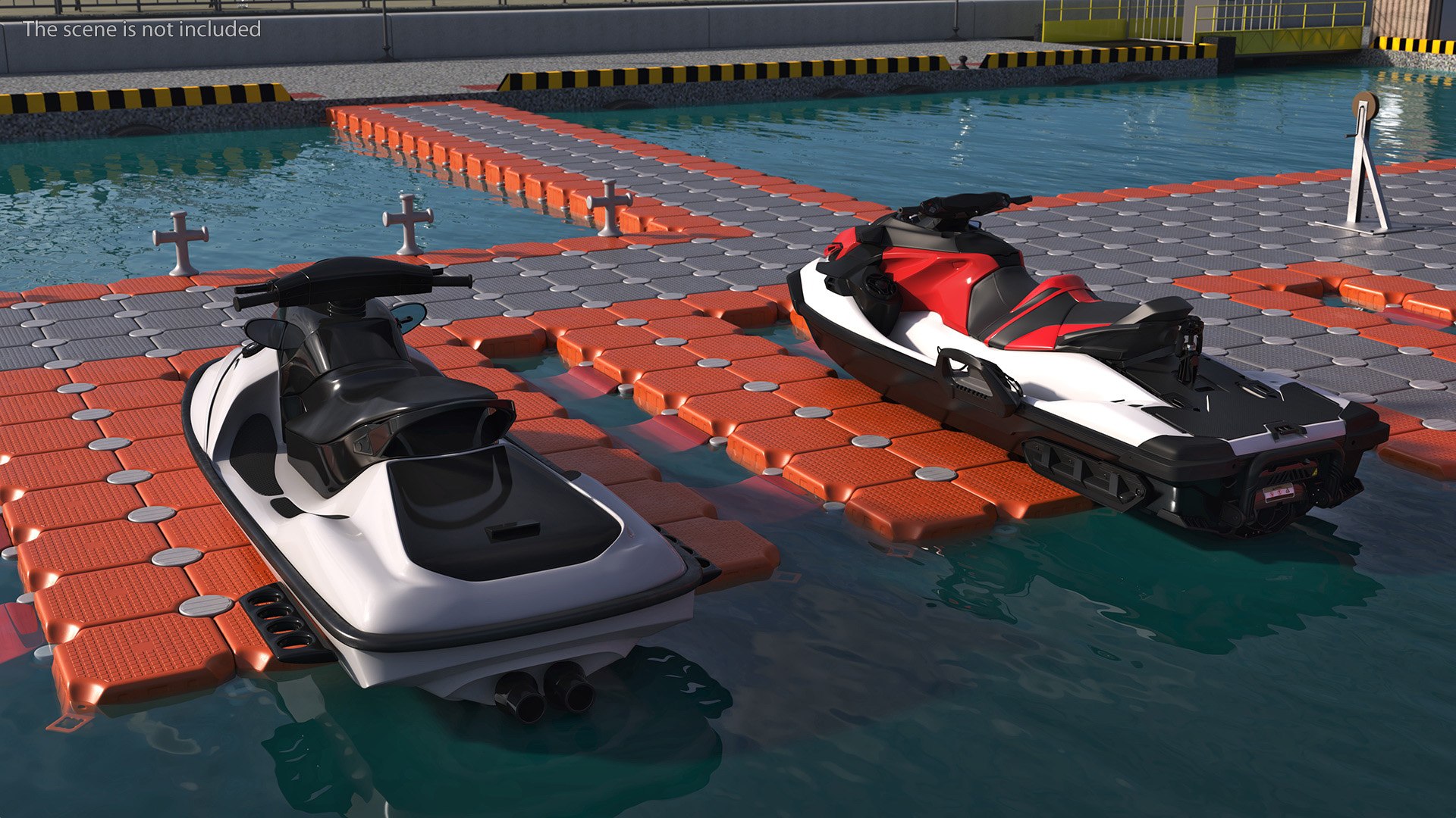 3D Floating Pontoons Dock - TurboSquid 2274856