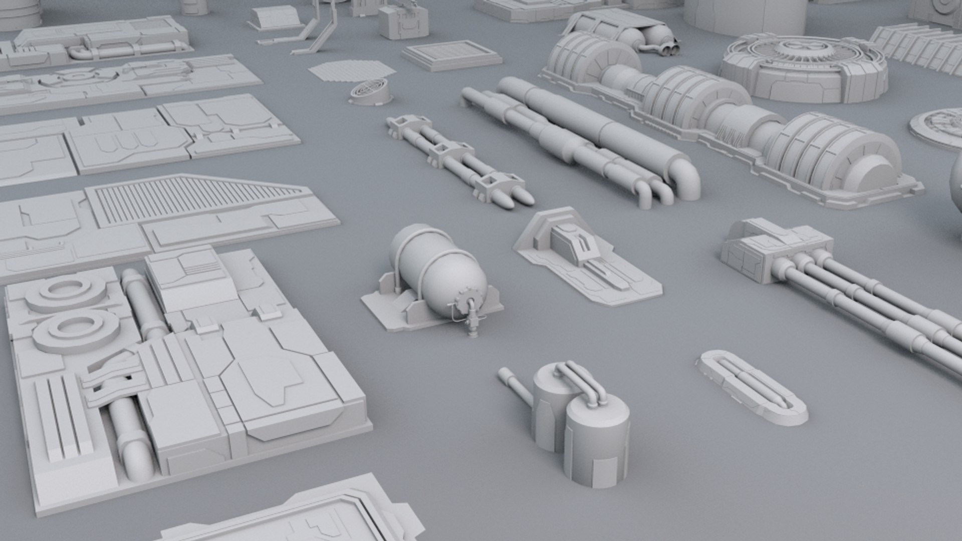 3d Max 50 Greeble Pack