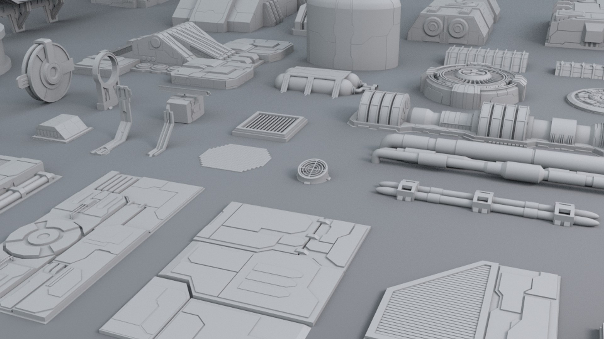 3d Max 50 Greeble Pack