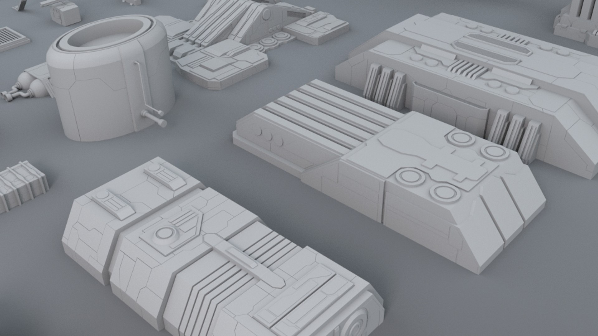 3d Max 50 Greeble Pack