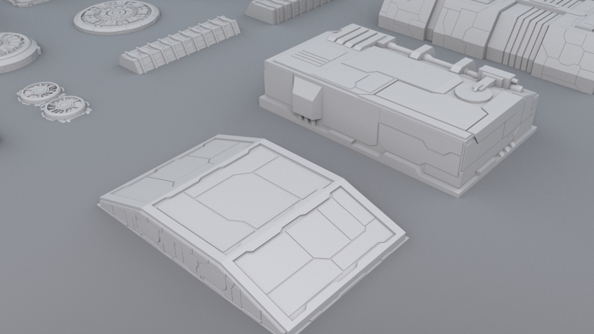 3d Max 50 Greeble Pack