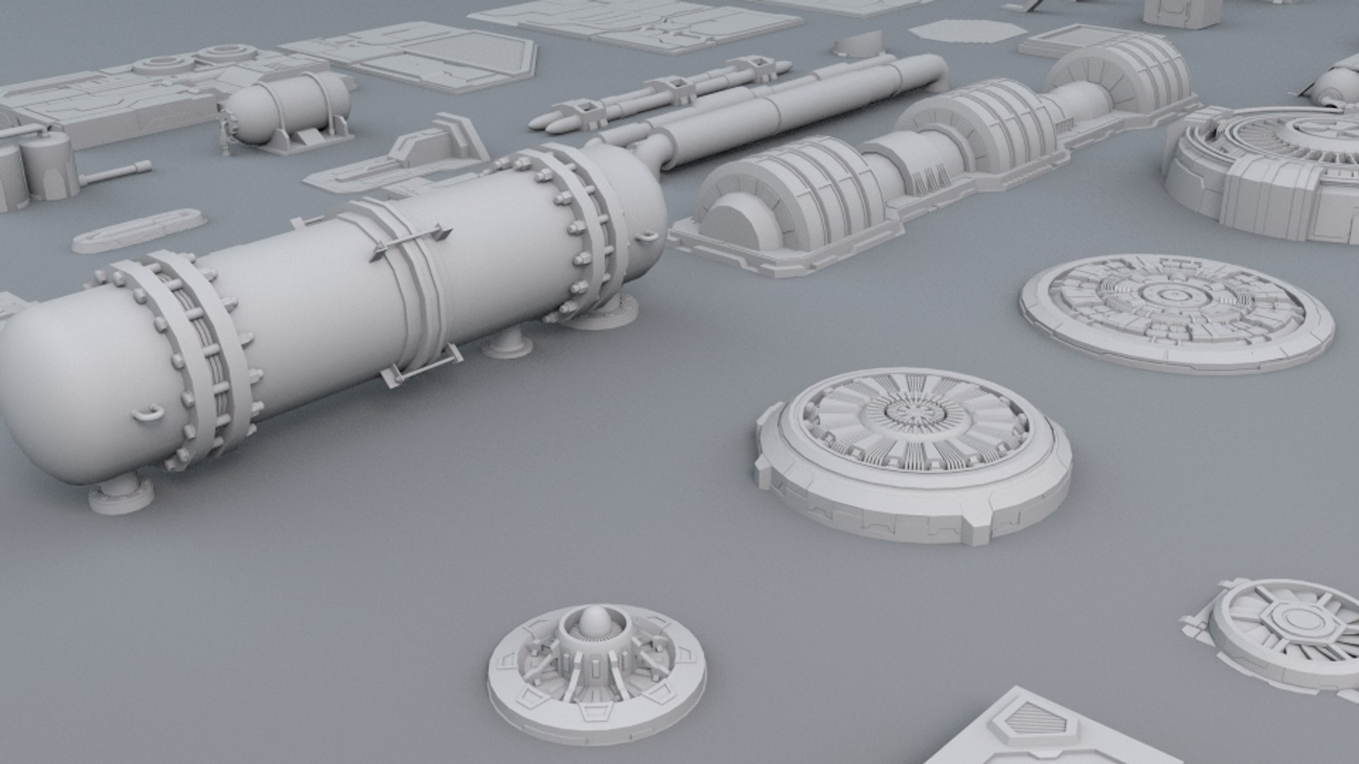 3d Max 50 Greeble Pack