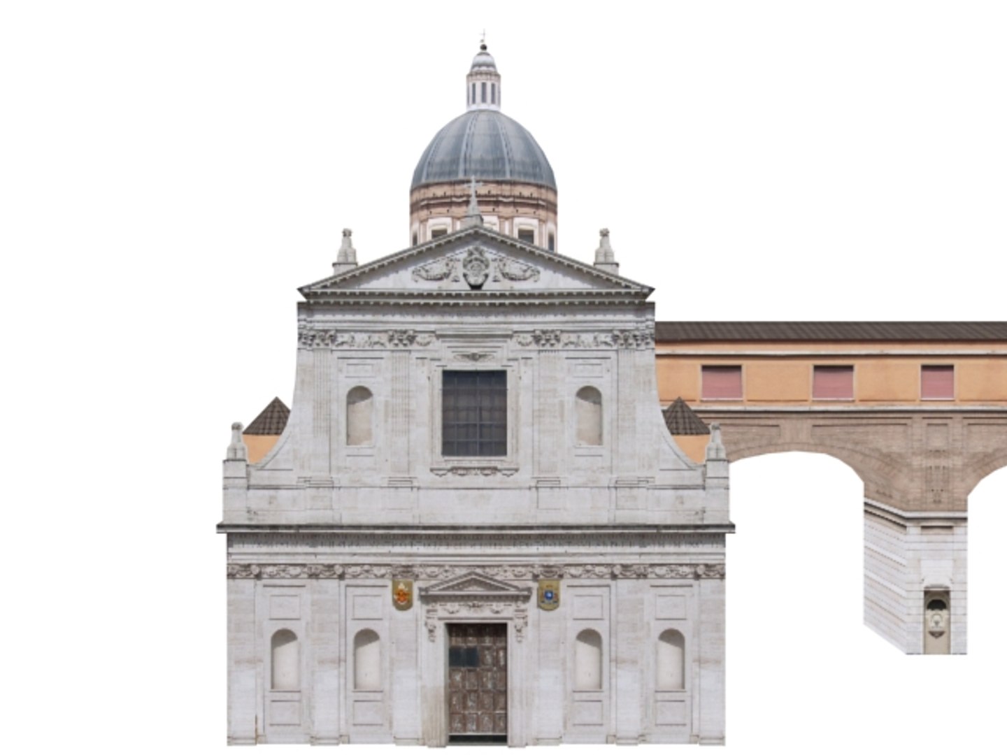 3d Model Of Vatican Church Building