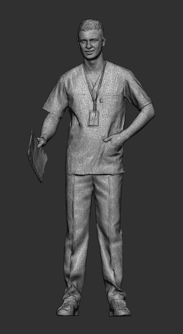 Man surgeon folder 3D model - TurboSquid 1563089