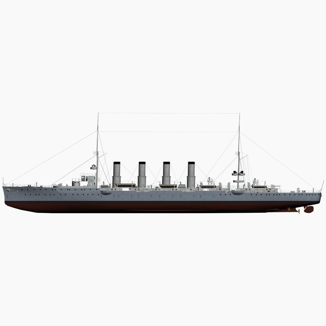 magdeburg class cruiser imperial 3d max