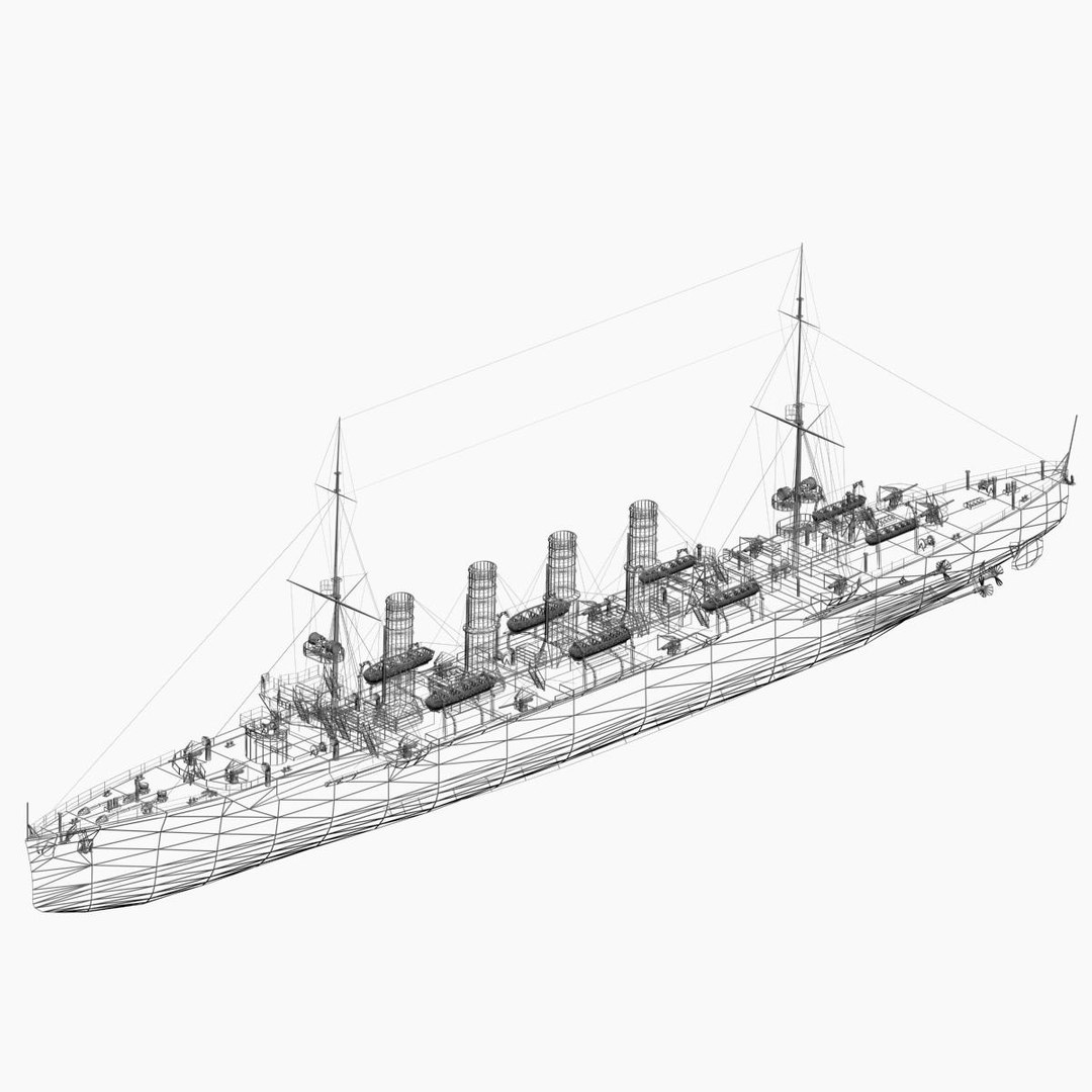 magdeburg class cruiser imperial 3d max