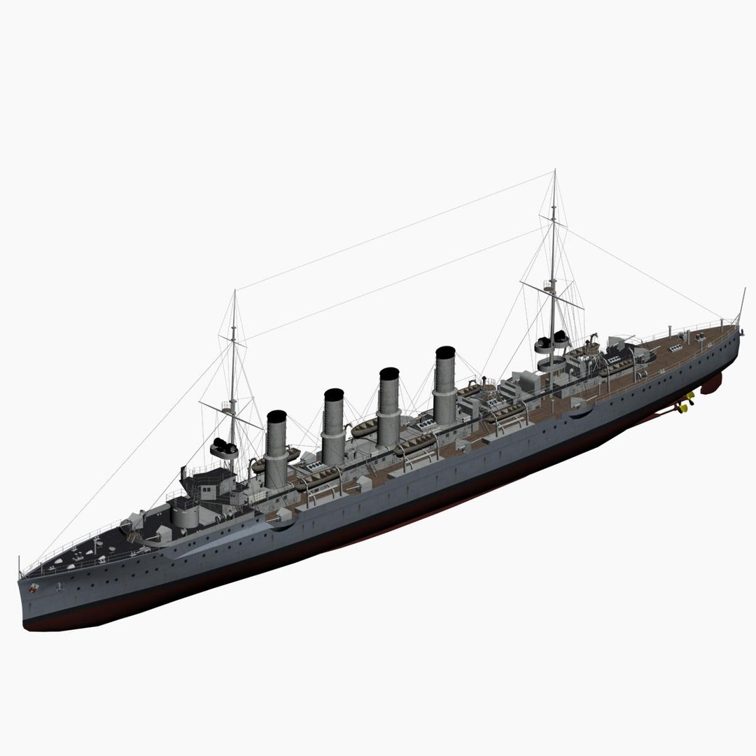 magdeburg class cruiser imperial 3d max