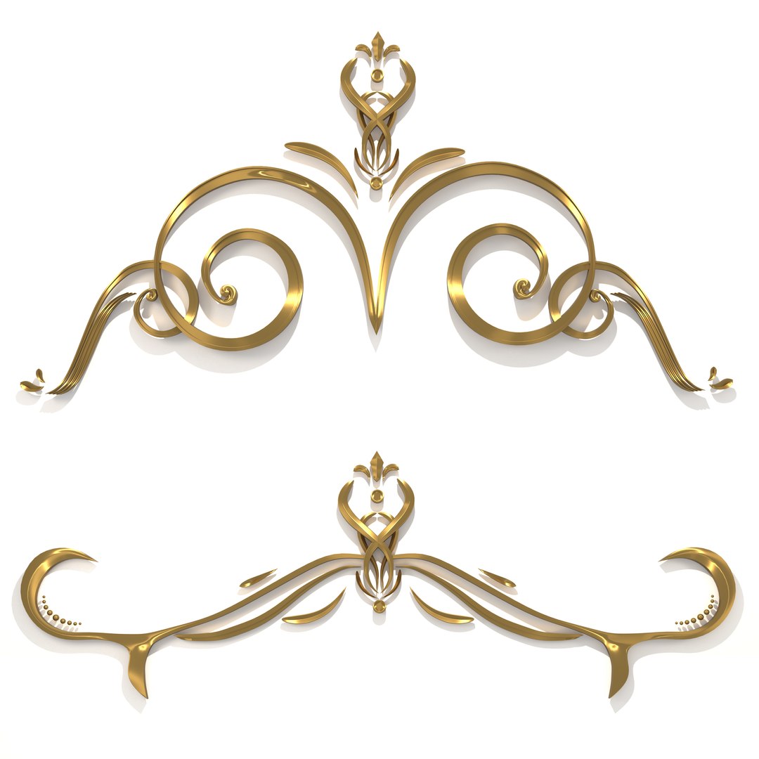 Ornament Frames 3D Model - TurboSquid 1659517