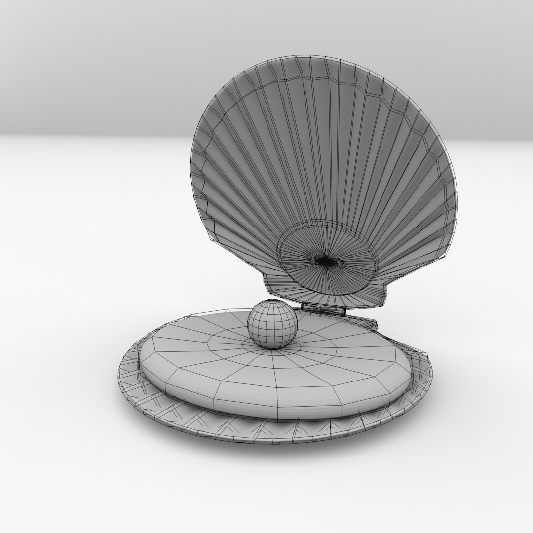 3d Pearl Clamp Model