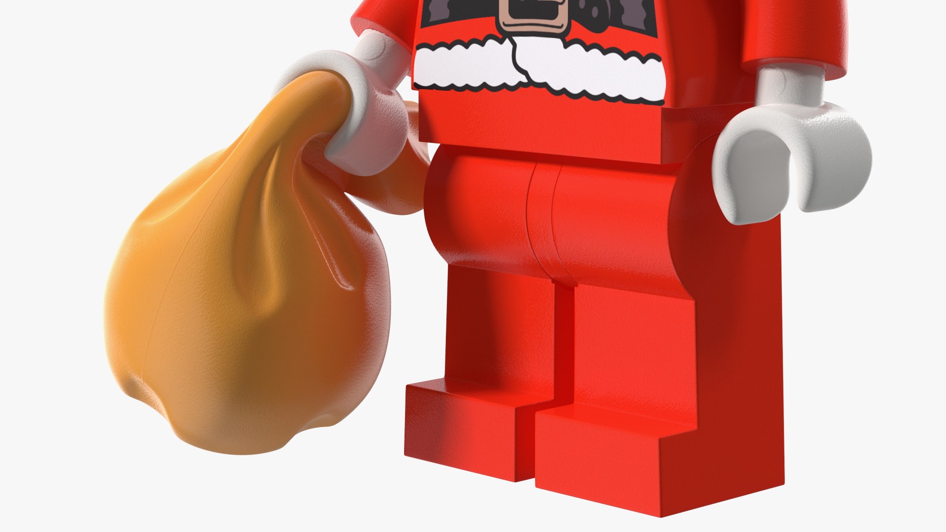 LEGO Santa with Toy Sack Minifigure 3D - TurboSquid 1788374