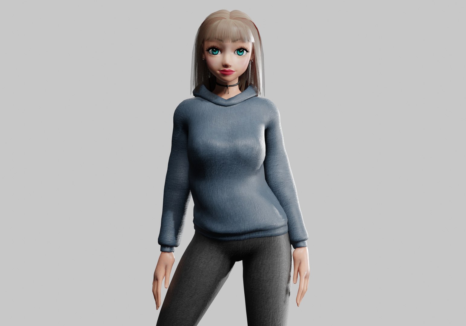 Basic Cool Woman V29344 3D Model - TurboSquid 2276673