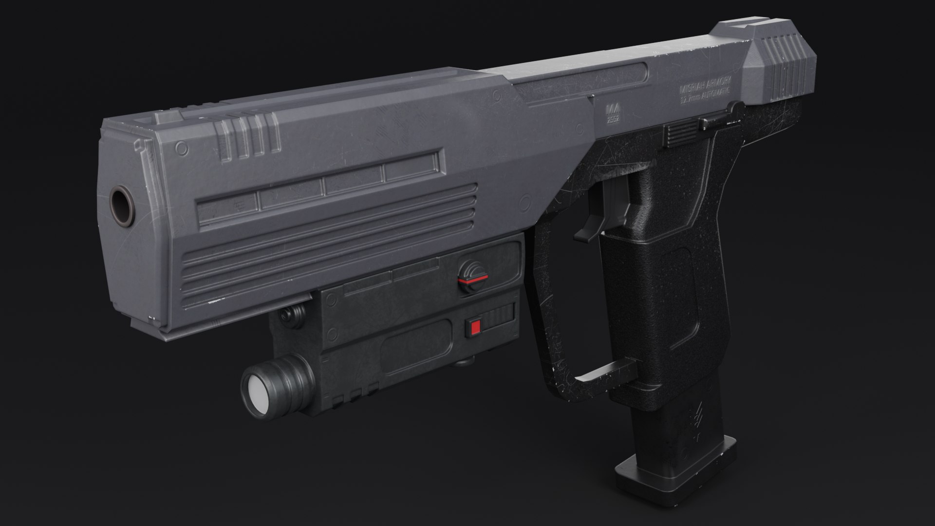 3D Model M6C Halo Pistol - TurboSquid 2078775