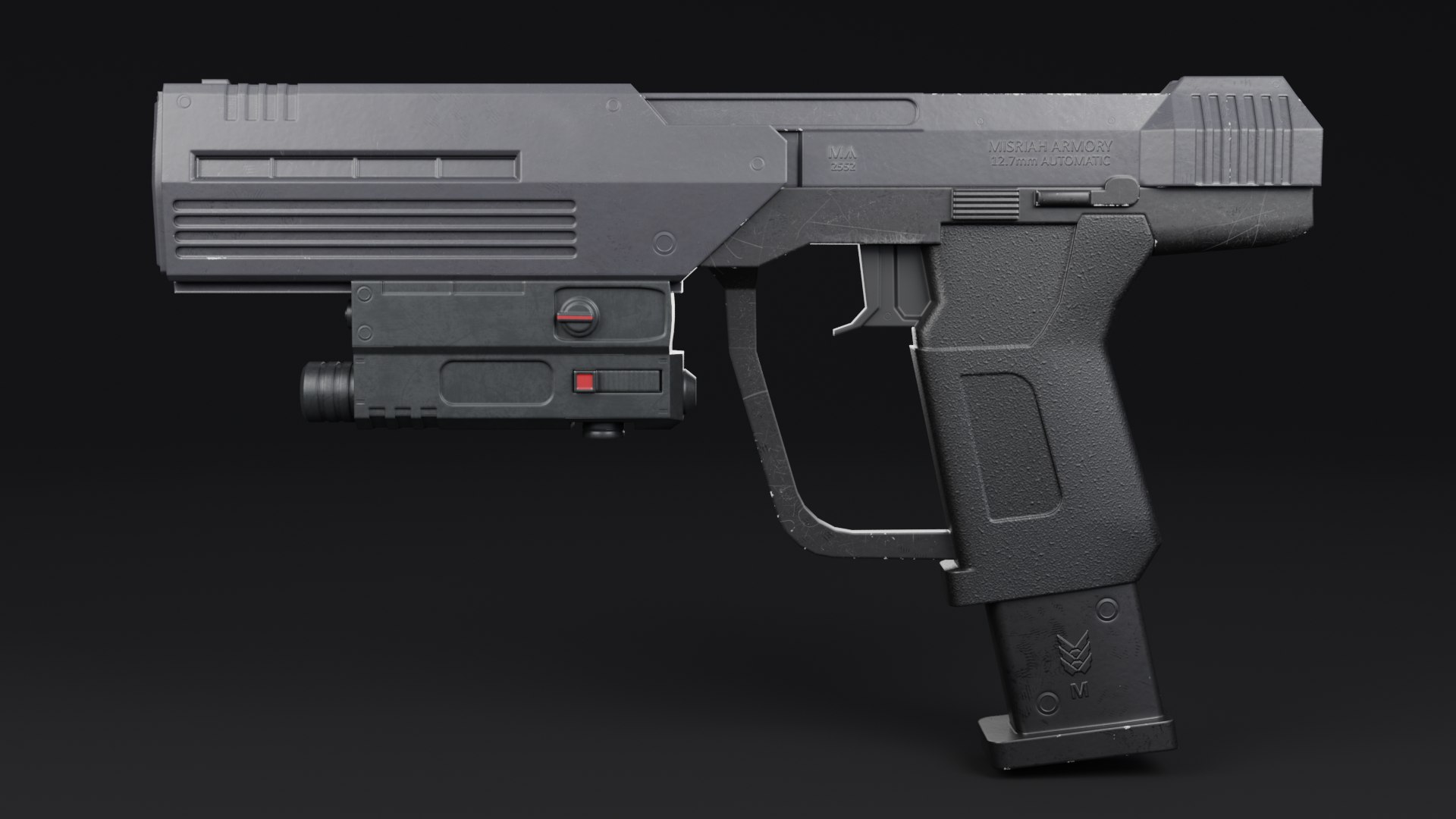 3D Model M6C Halo Pistol - TurboSquid 2078775