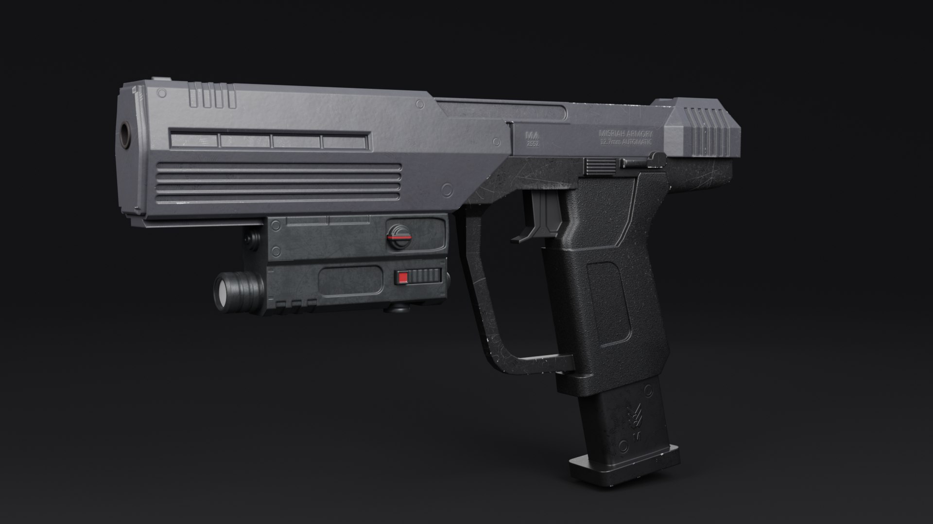 3D Model M6C Halo Pistol - TurboSquid 2078775
