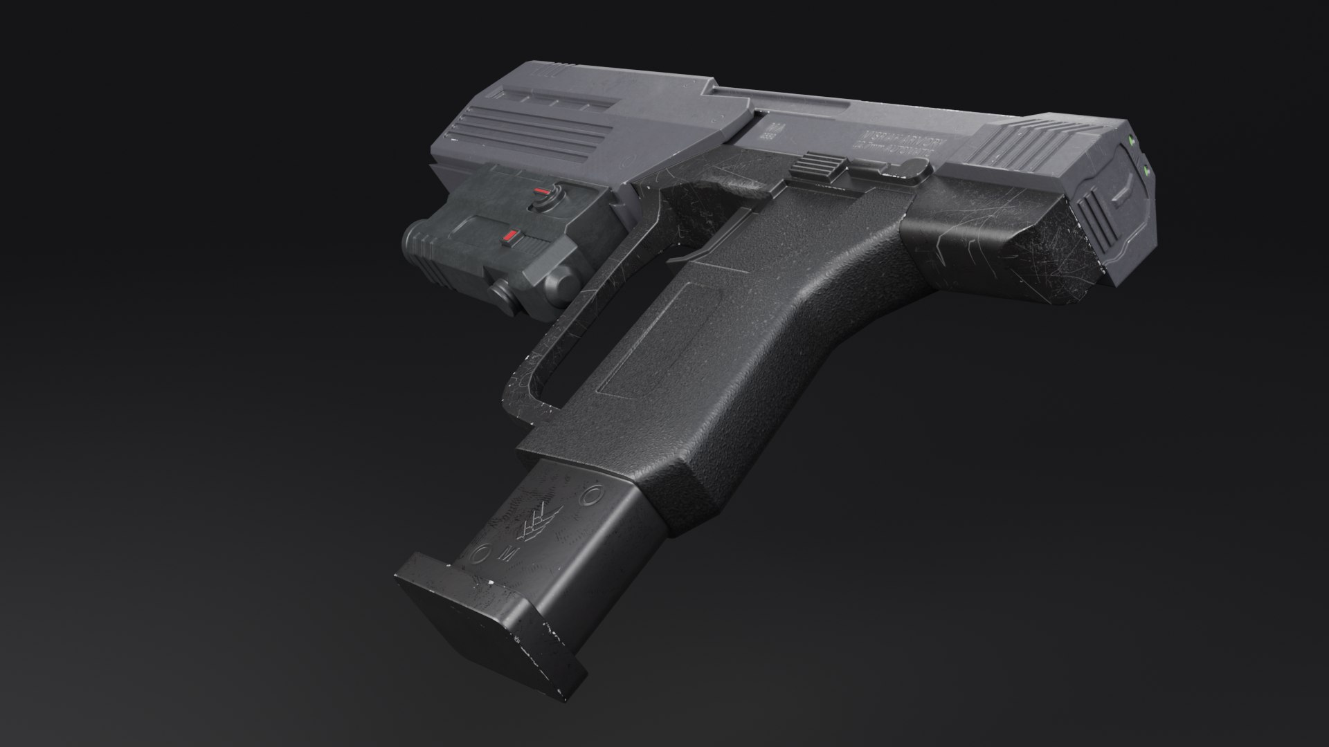 3D Model M6C Halo Pistol - TurboSquid 2078775