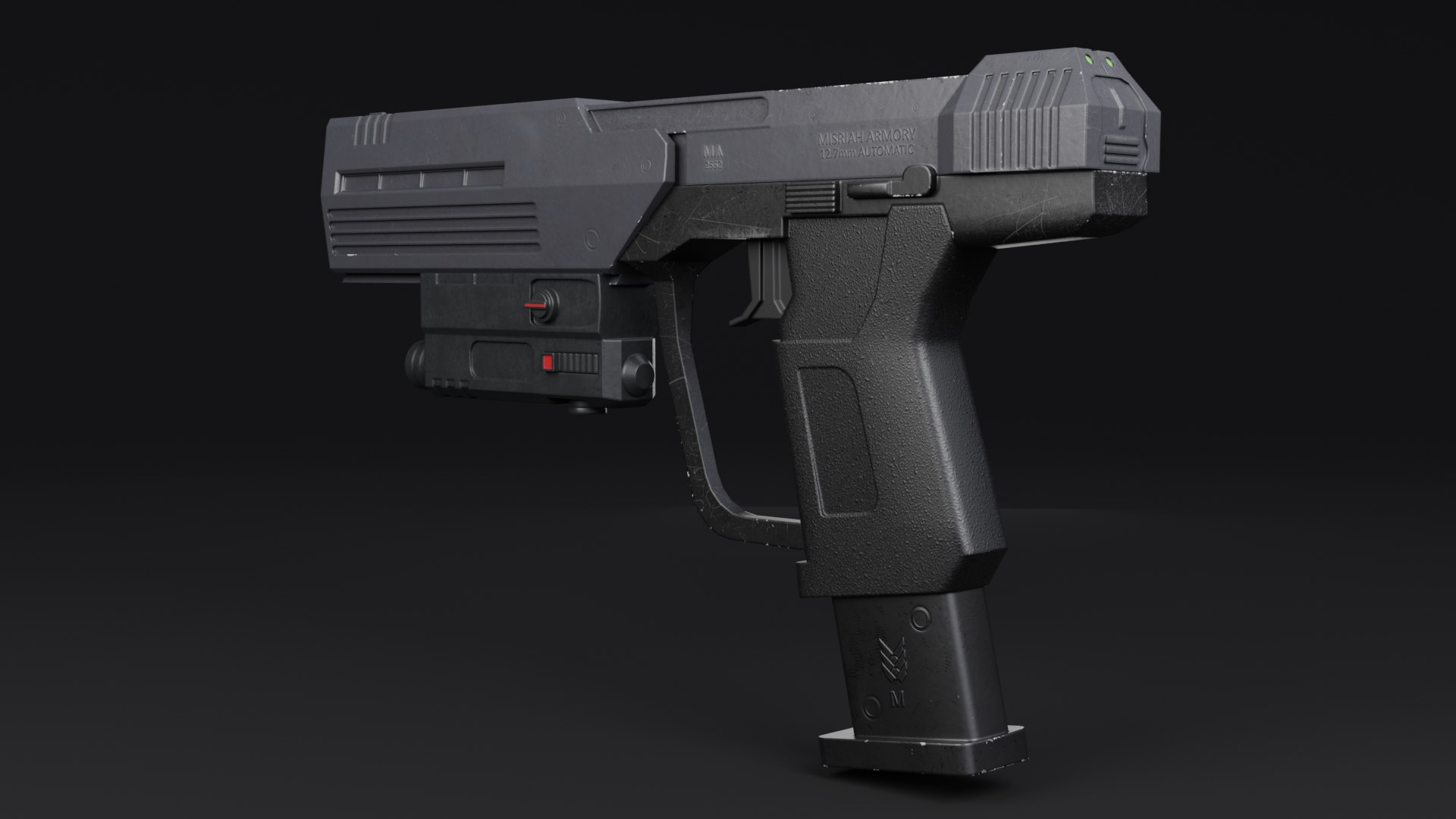 3D Model M6C Halo Pistol - TurboSquid 2078775