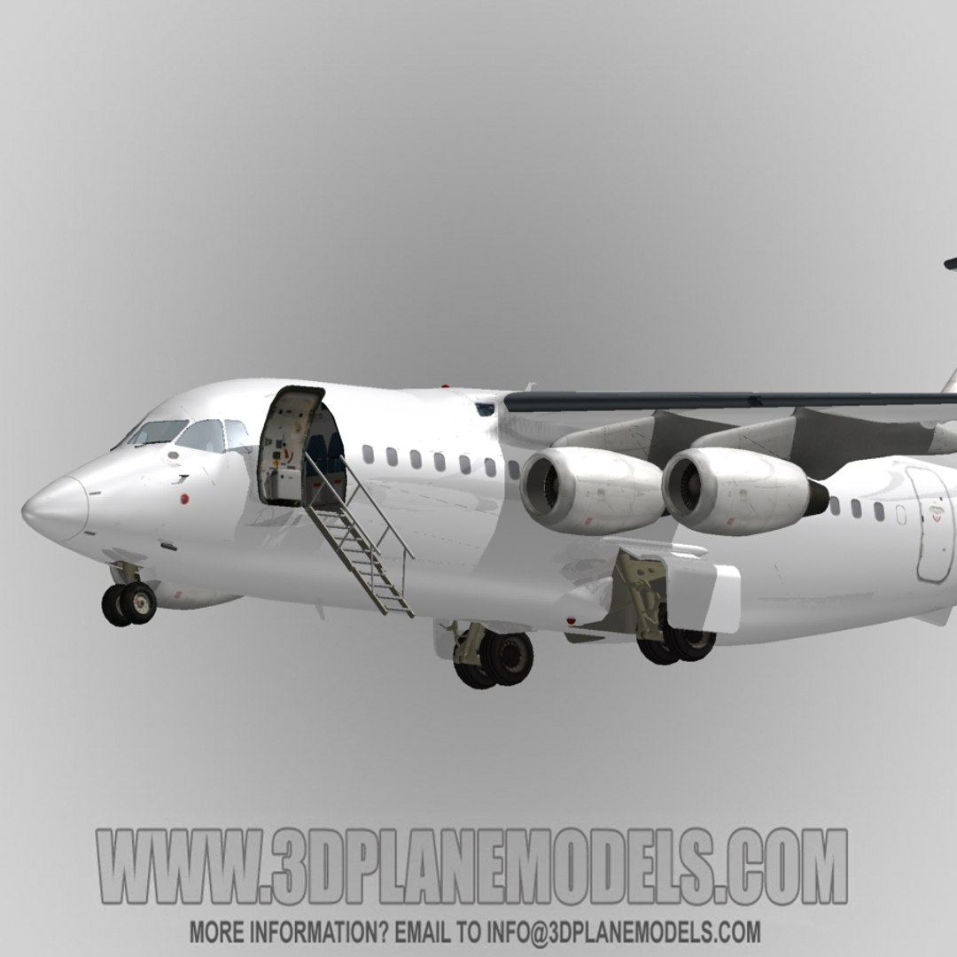 British Aerospace 146-100 80 3d Max