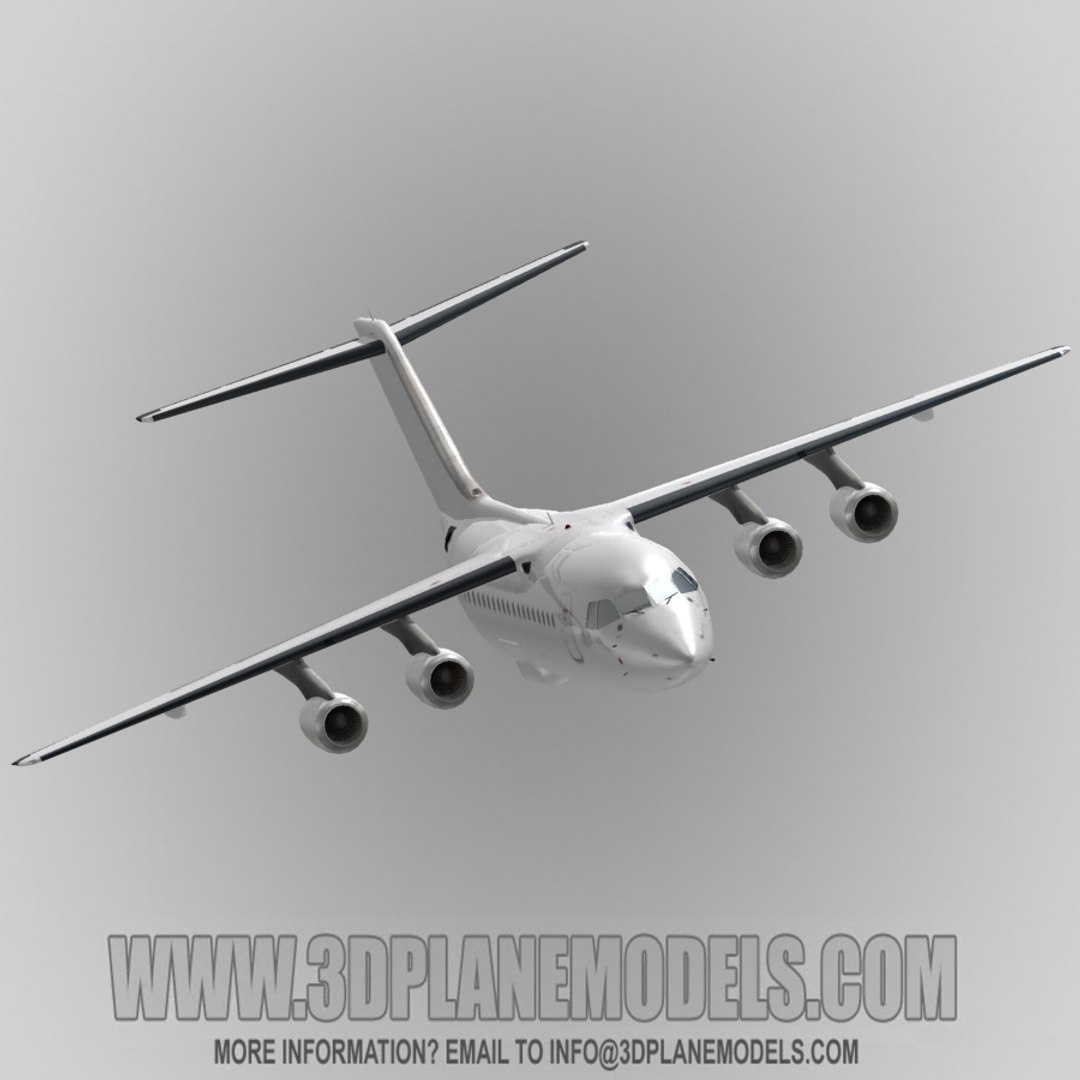 British Aerospace 146-100 80 3d Max