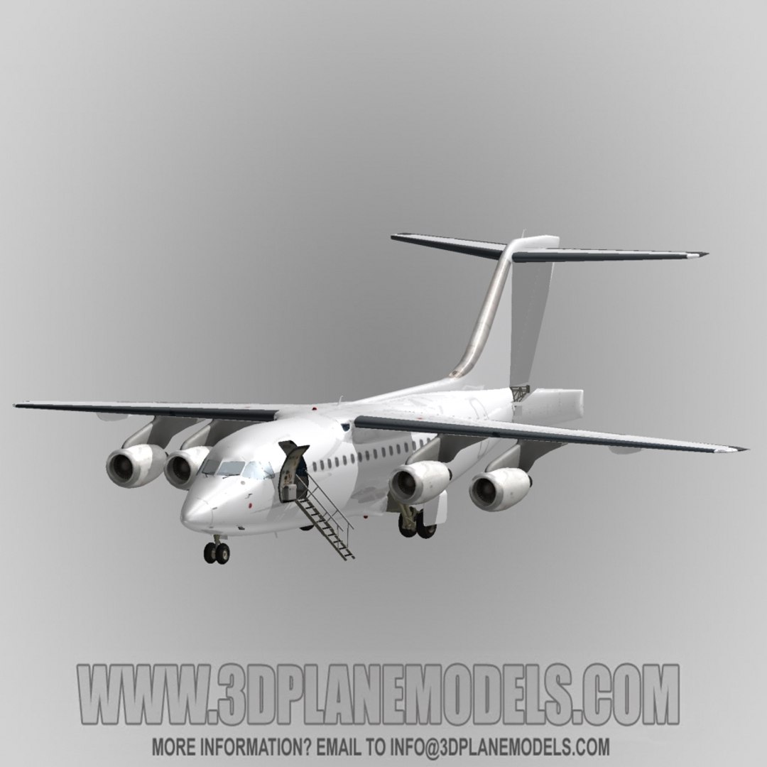 British Aerospace 146-100 80 3d Max