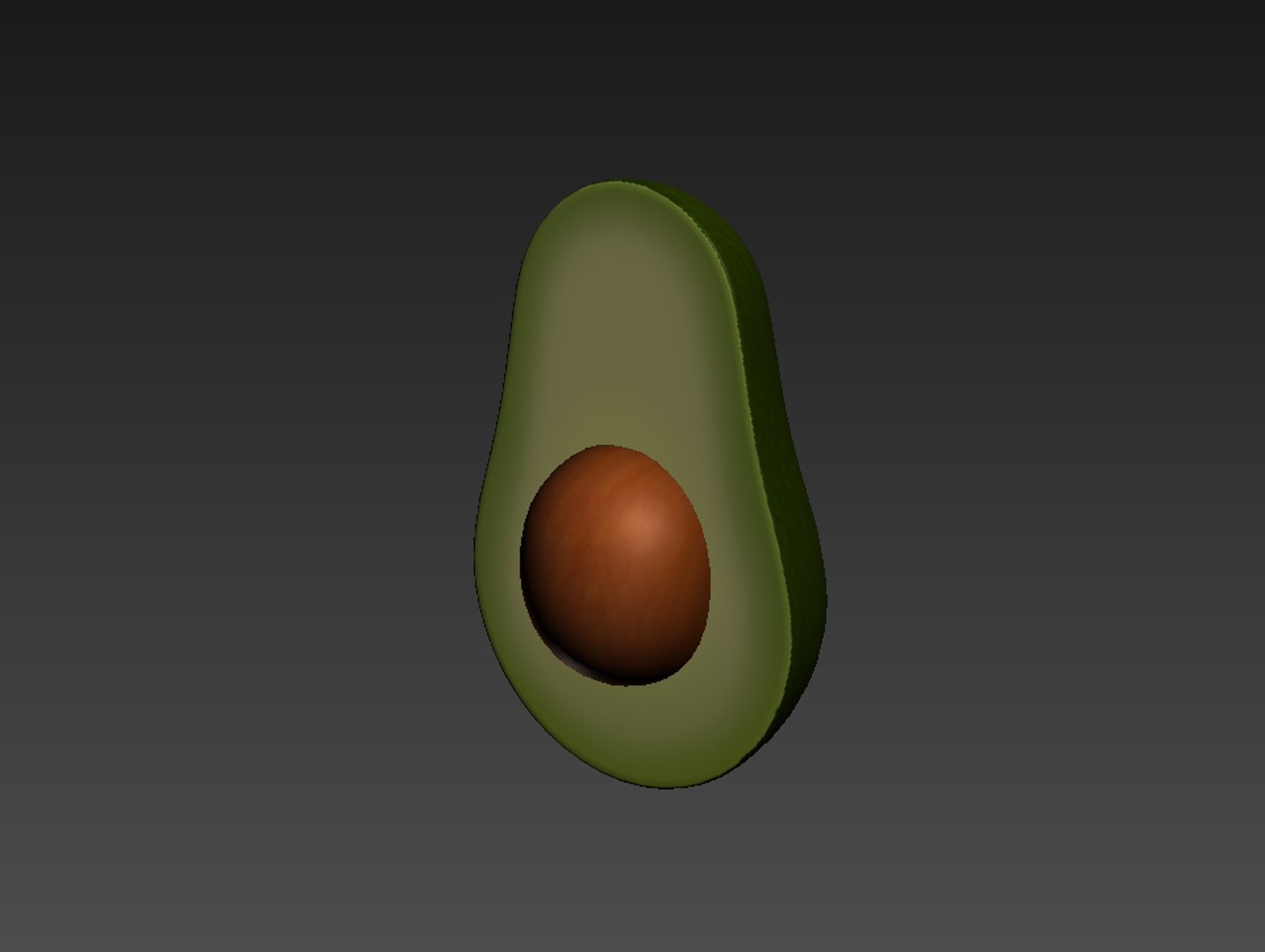 3D Avocado Cartoon - TurboSquid 1424888