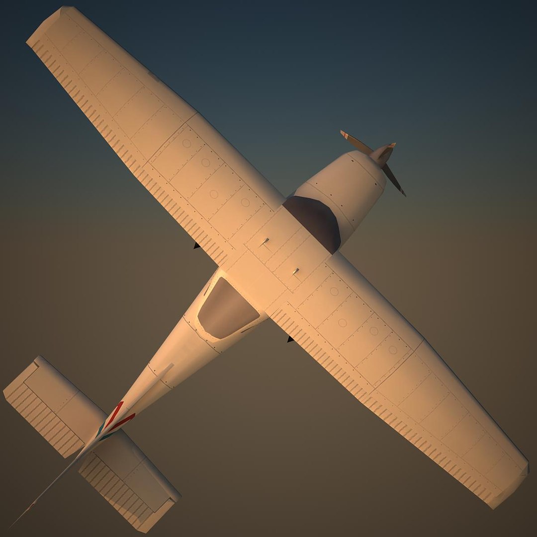 3d Cessna 182 Eaa Model