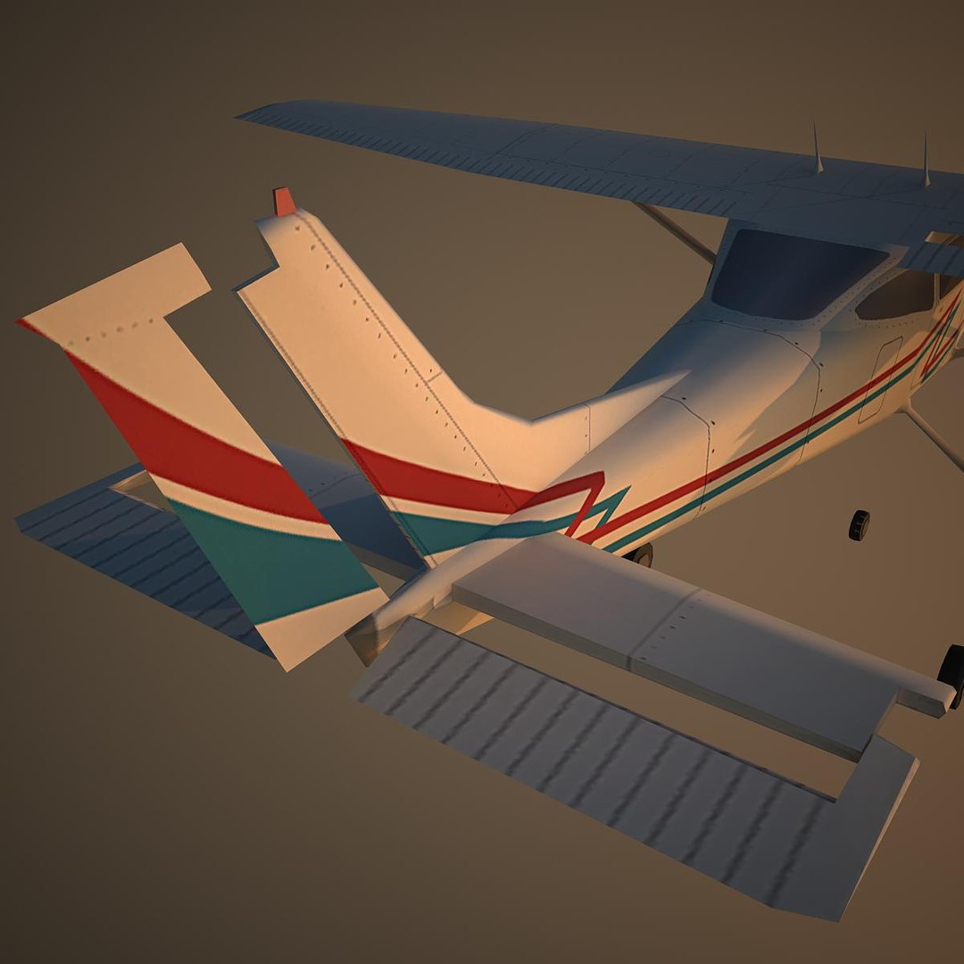 3d Cessna 182 Eaa Model