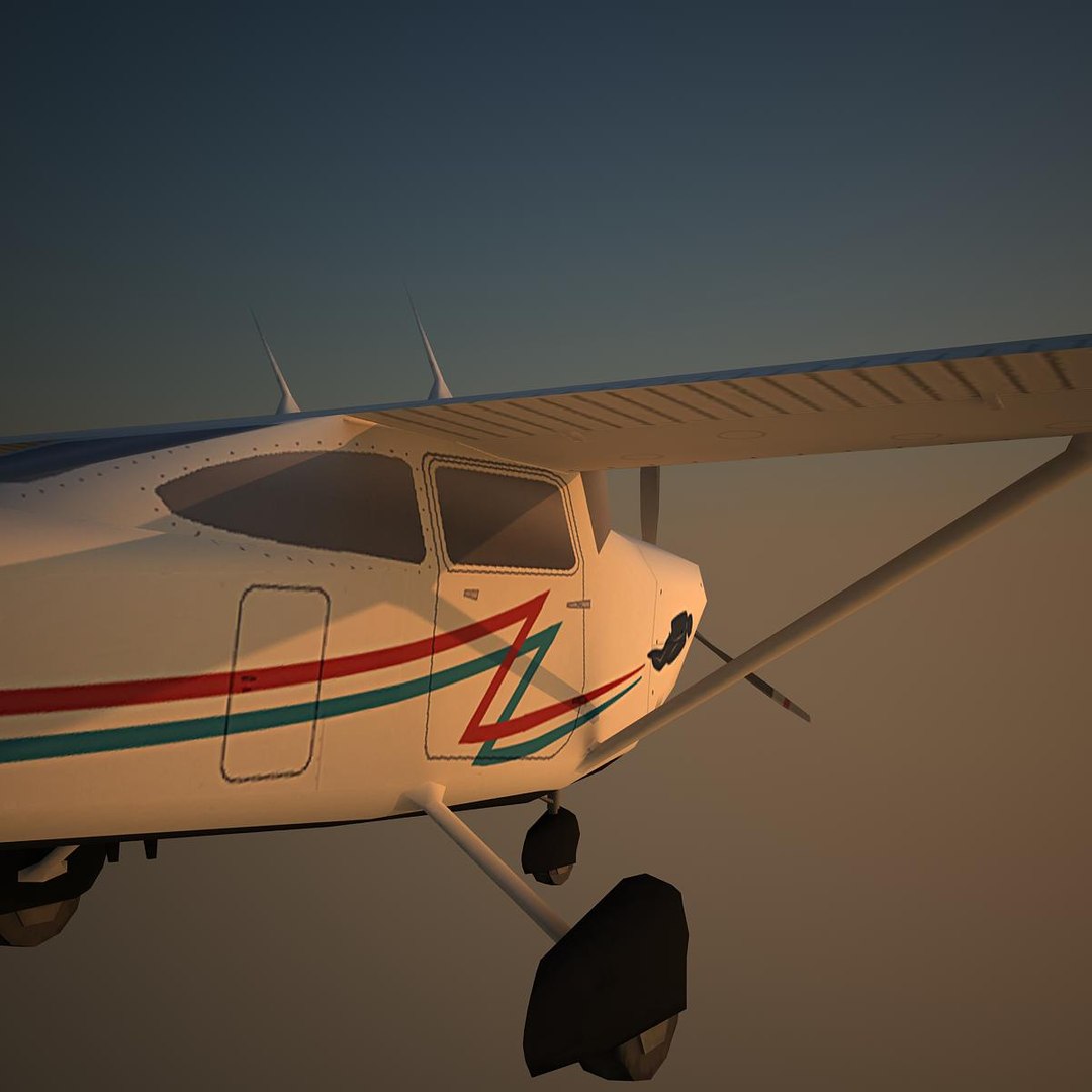 3d Cessna 182 Eaa Model