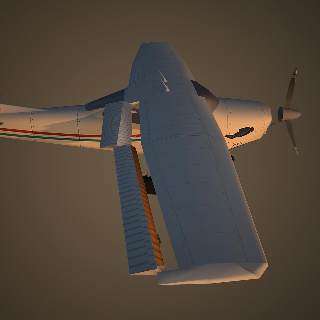 3d Cessna 182 Eaa Model