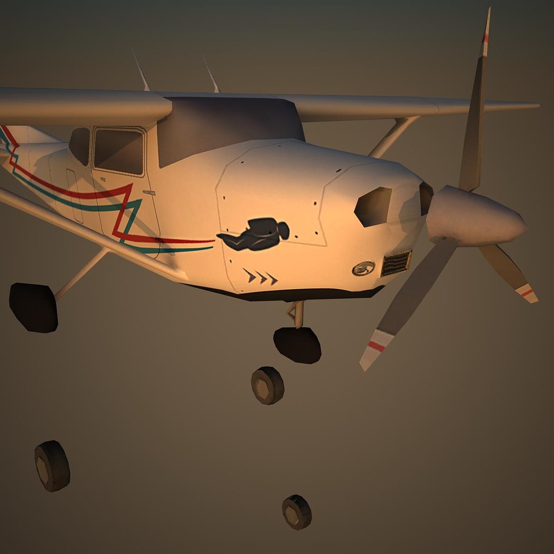 3d Cessna 182 Eaa Model
