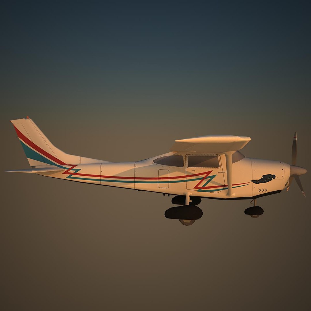 3d Cessna 182 Eaa Model
