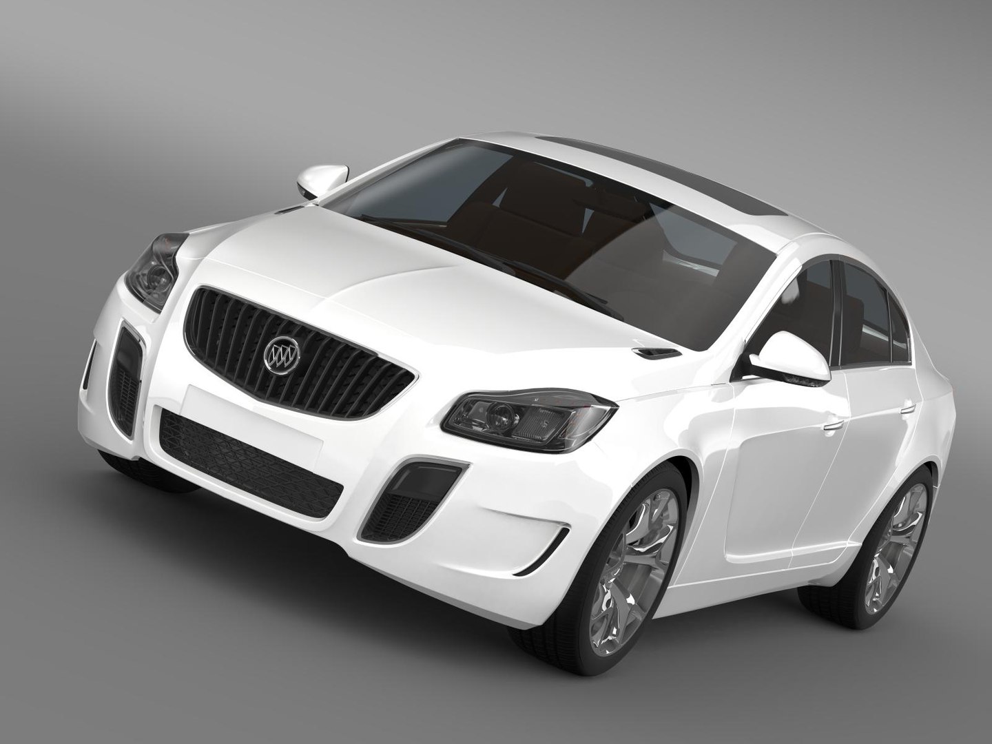 3d Buick Regal Gs 2011-2013 Model