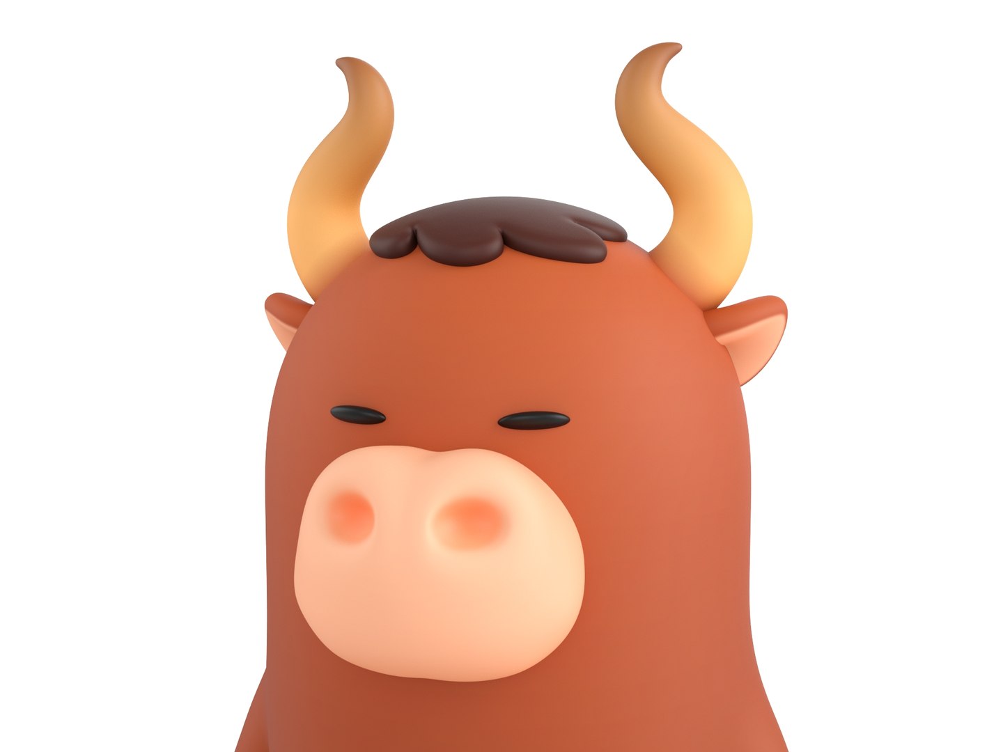 3D model Rigged Bull Character - TurboSquid 2021137