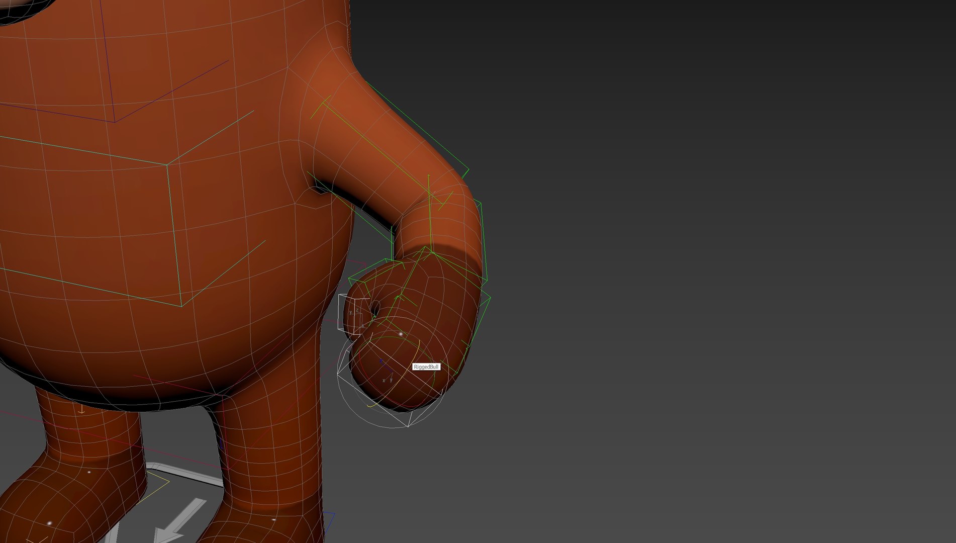 3D model Rigged Bull Character - TurboSquid 2021137