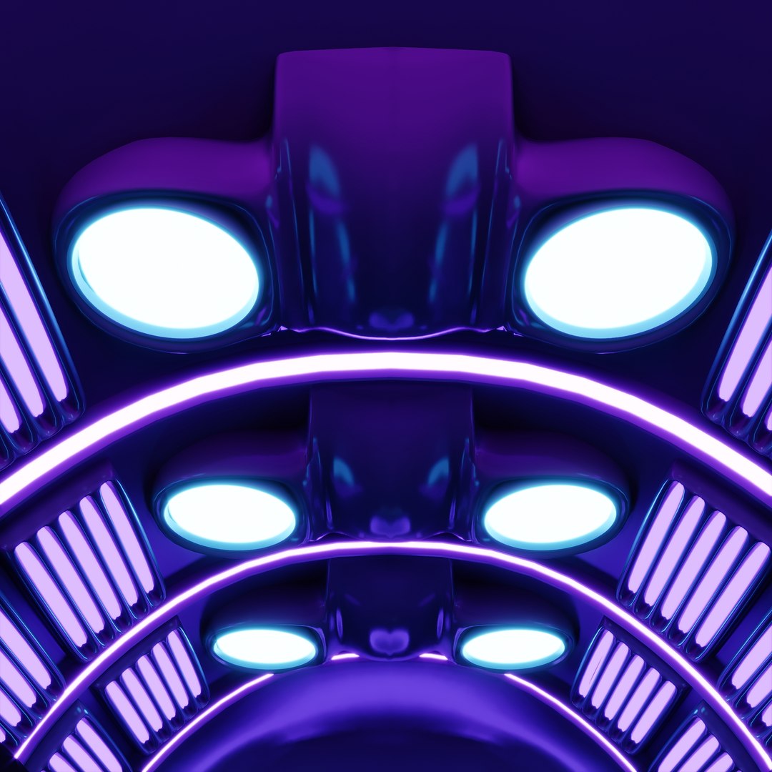 Scifi Futuristic Interiror Purple Spaceship Model - TurboSquid 2176962