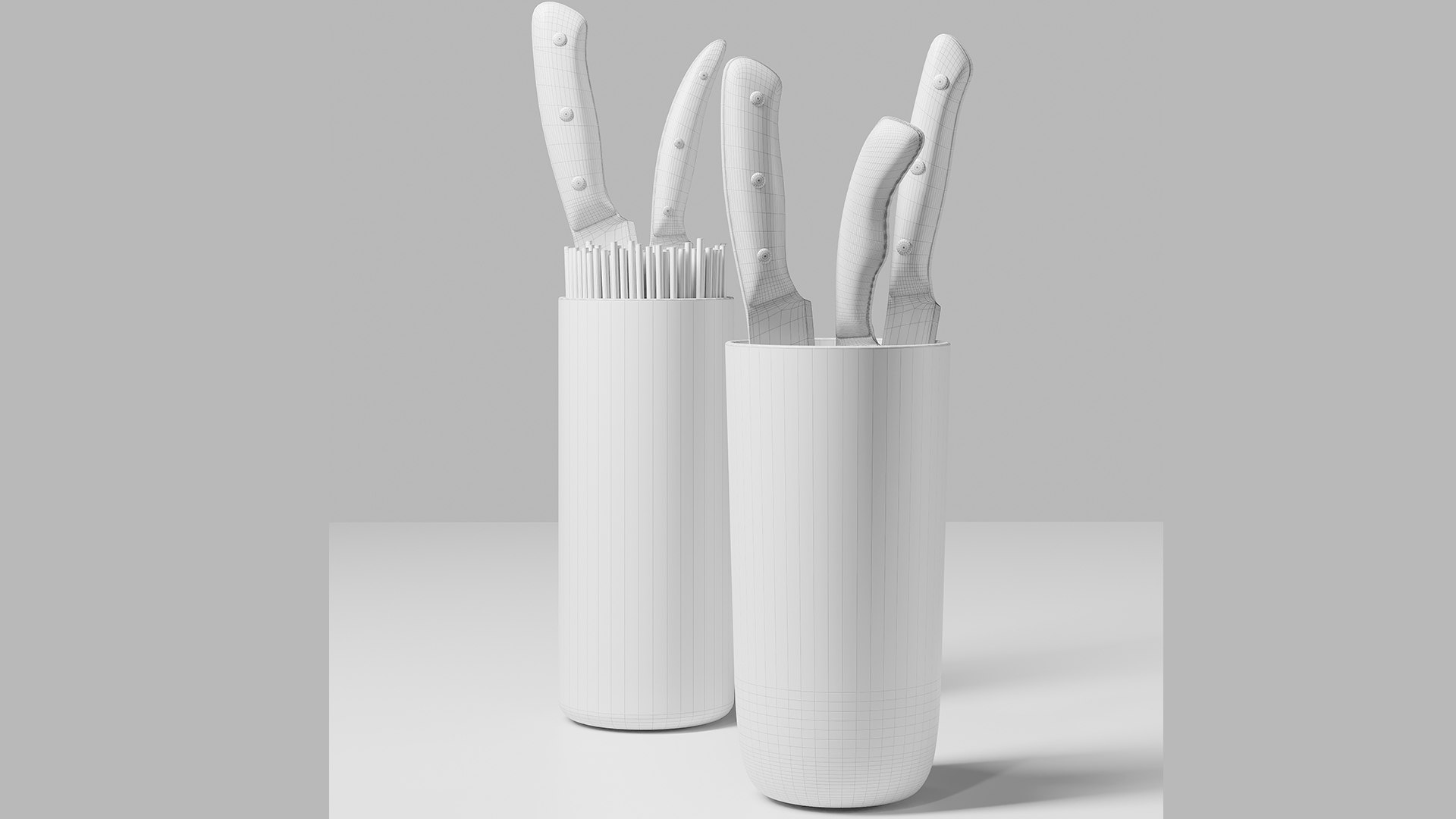 Knife Set 3D Model - TurboSquid 2089508