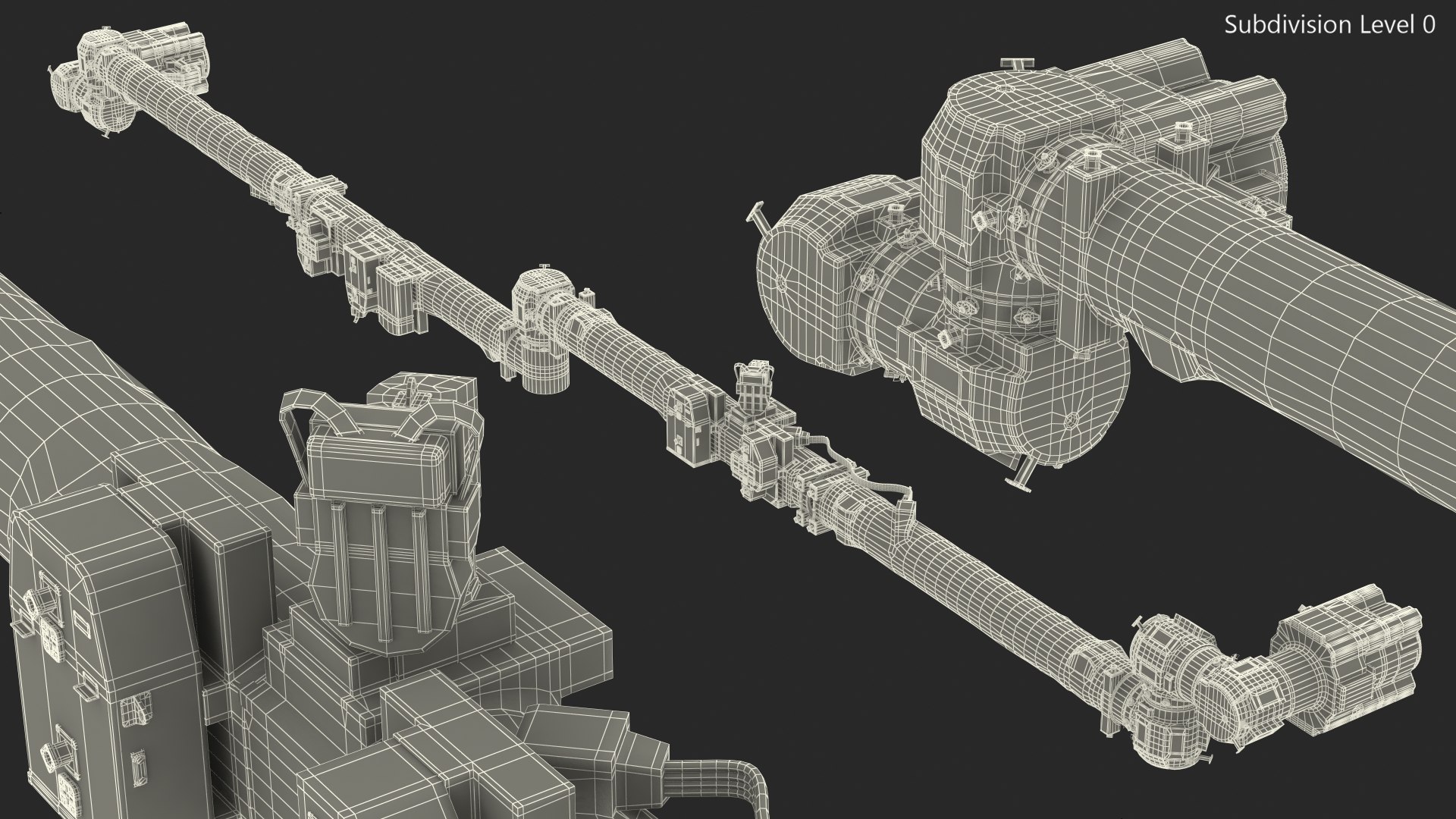 Canadarm2 iss remote manipulator 3D model - TurboSquid 1691114