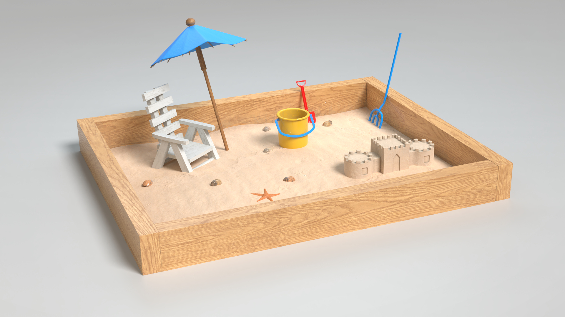Sandbox Pbr 3D Model - TurboSquid 1527849