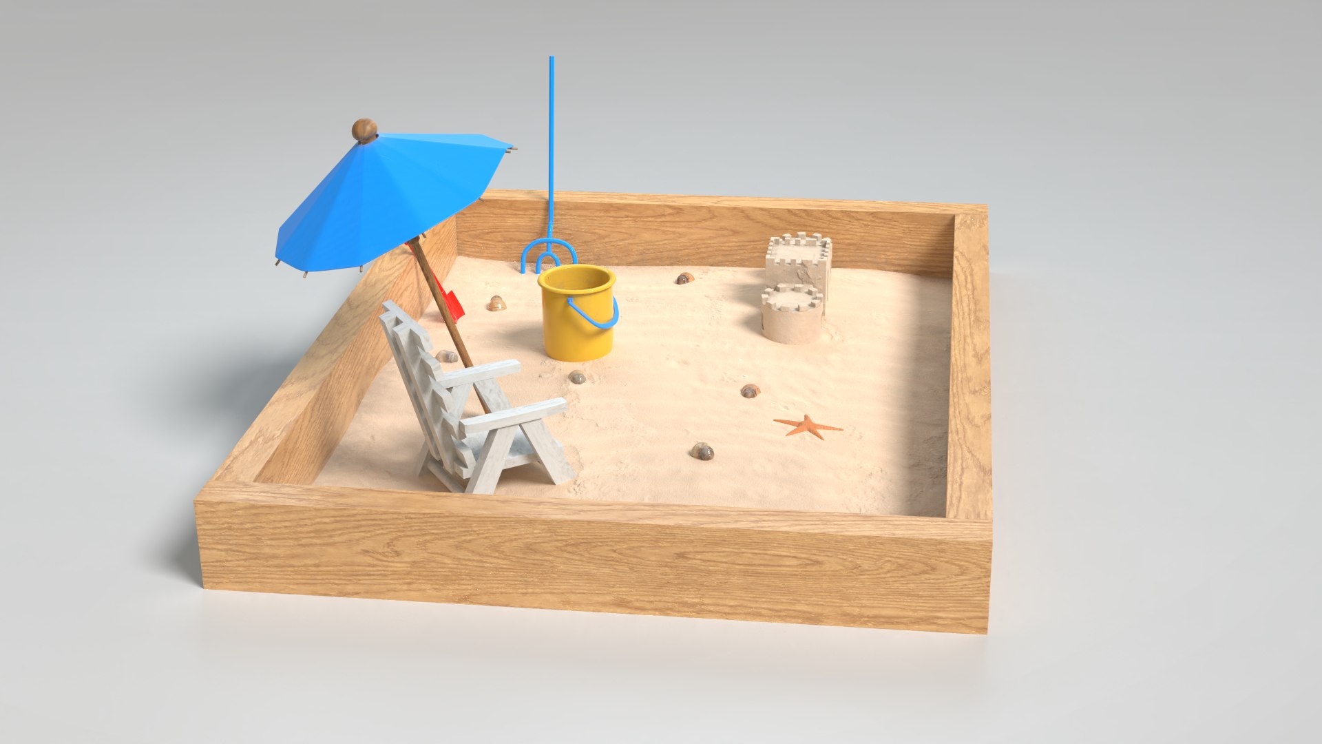Sandbox Pbr 3D Model - TurboSquid 1527849