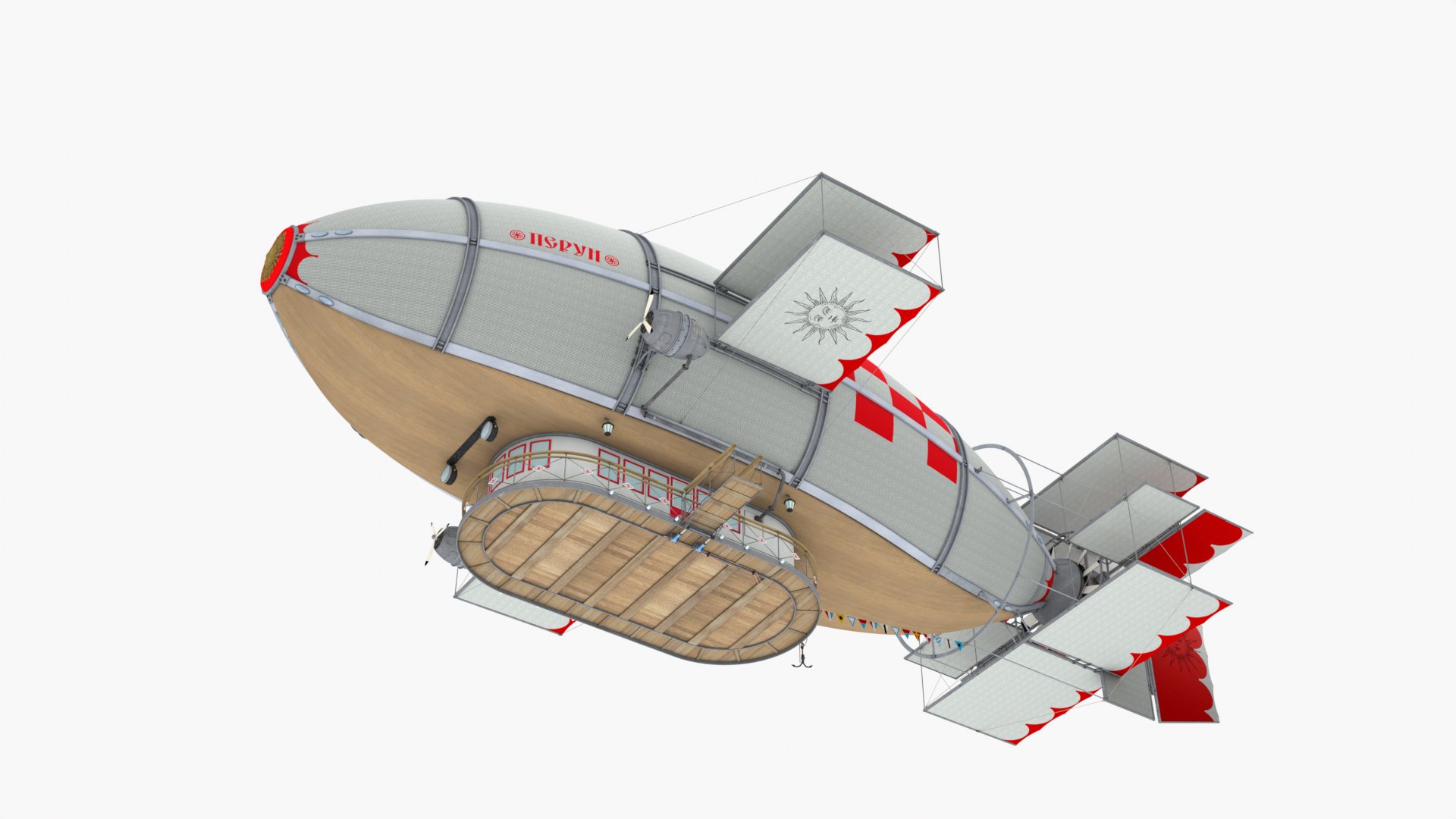 3D Model Dirigible Perun - TurboSquid 2407843