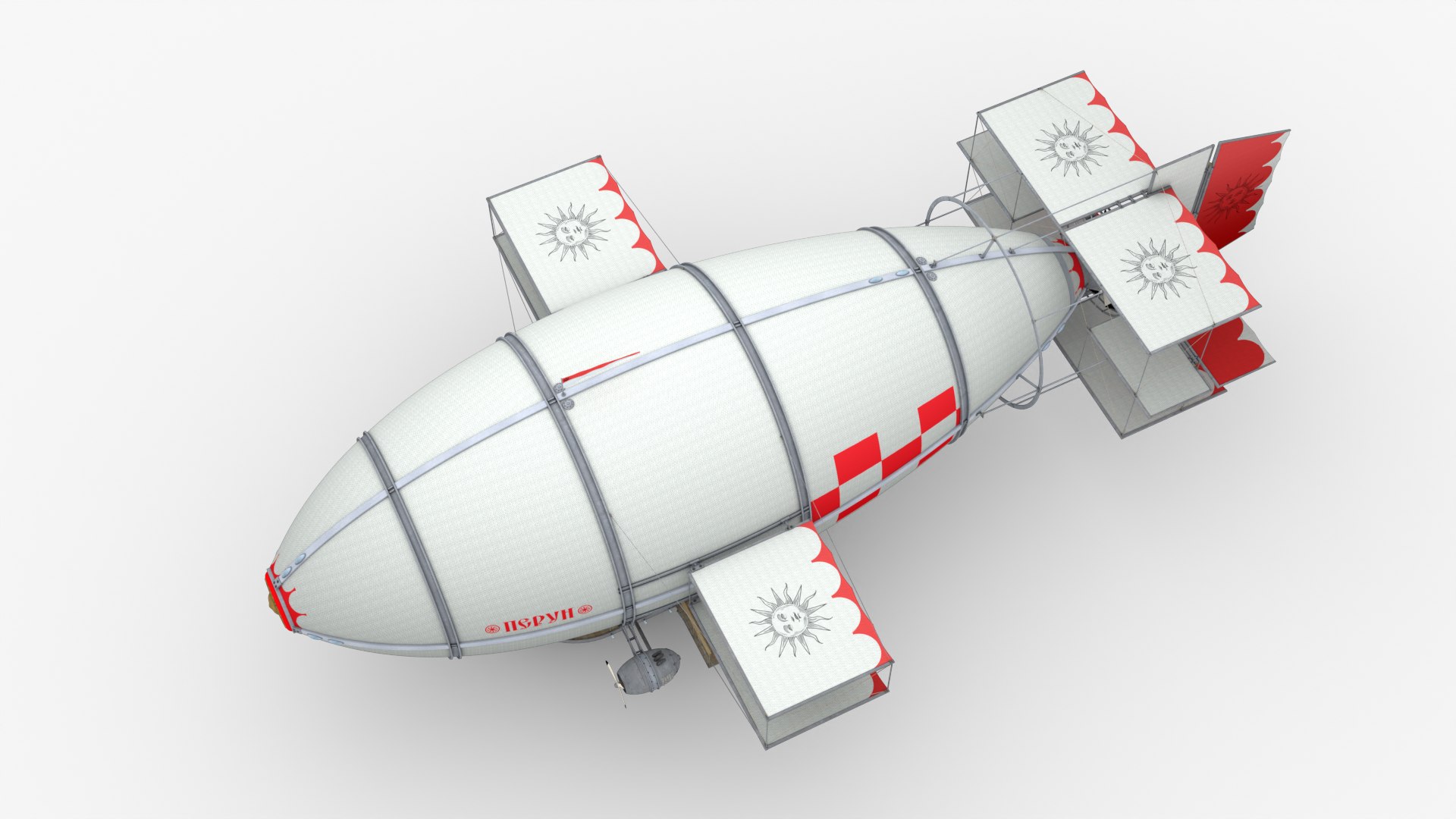 3D Model Dirigible Perun - TurboSquid 2407843