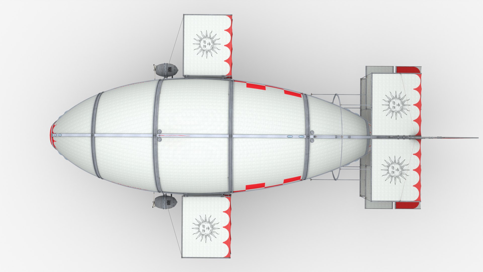 3D Model Dirigible Perun - TurboSquid 2407843